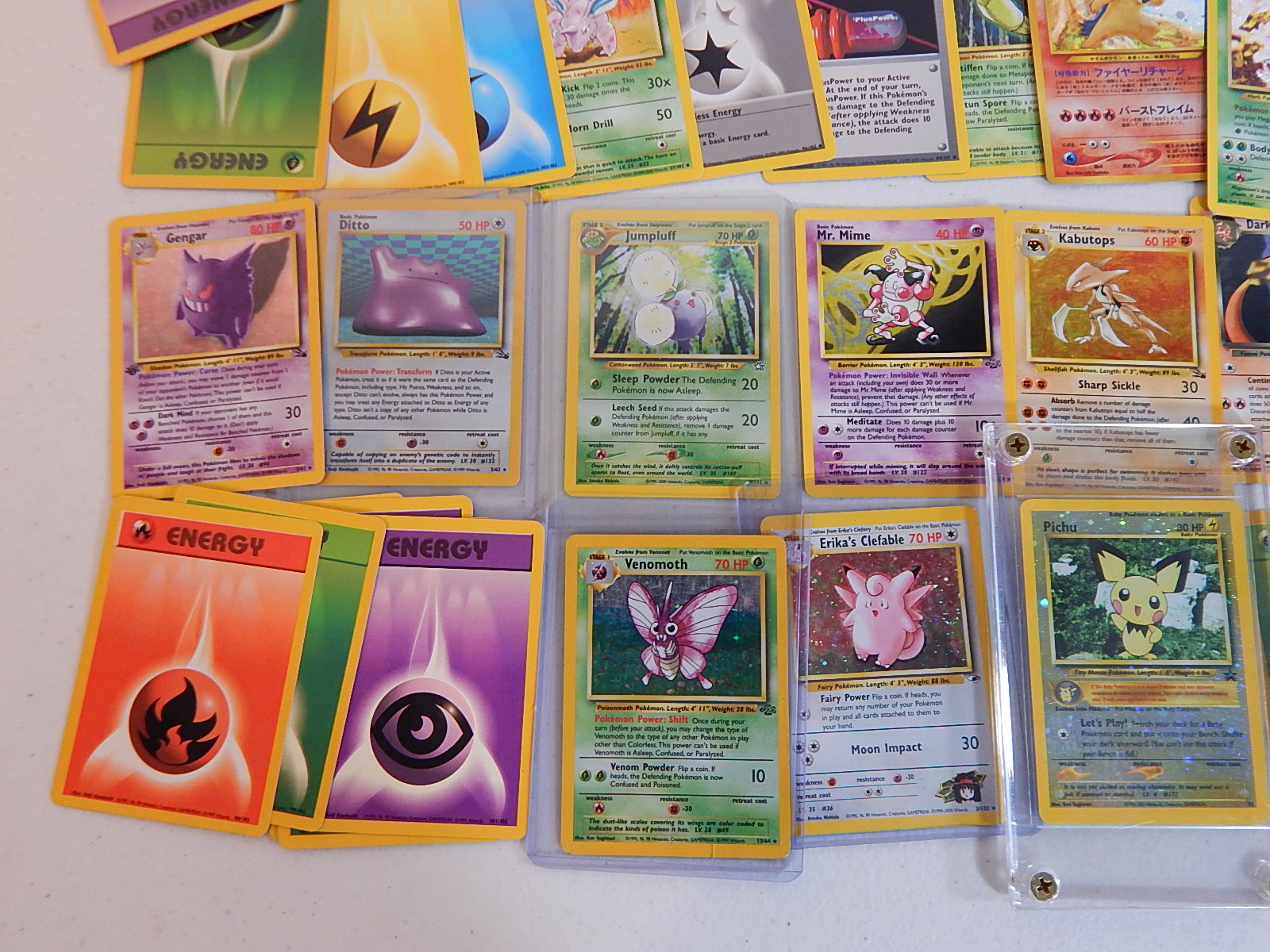 Over 60 Original 1990s Pokemon Trading Cards with Holograms | EBTH