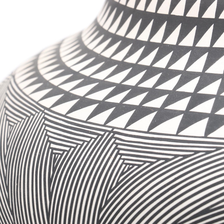 Acoma Polychrome Earthenware Pot Attributed to Marie Z. Chino | EBTH