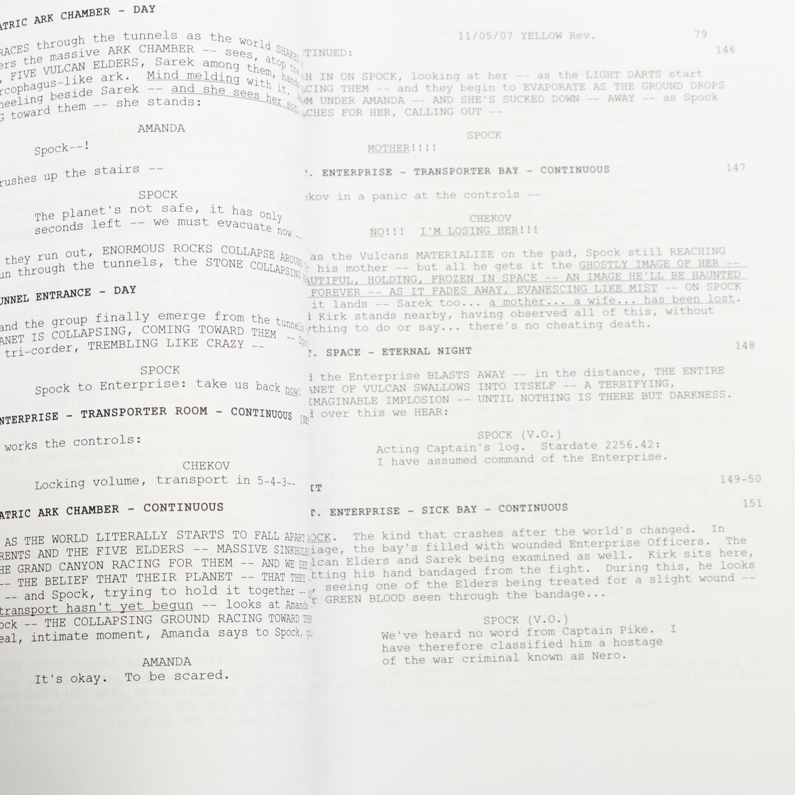 Bruce Greenwood Autographed "Star Trek" Movie Script - Beckett COA | EBTH