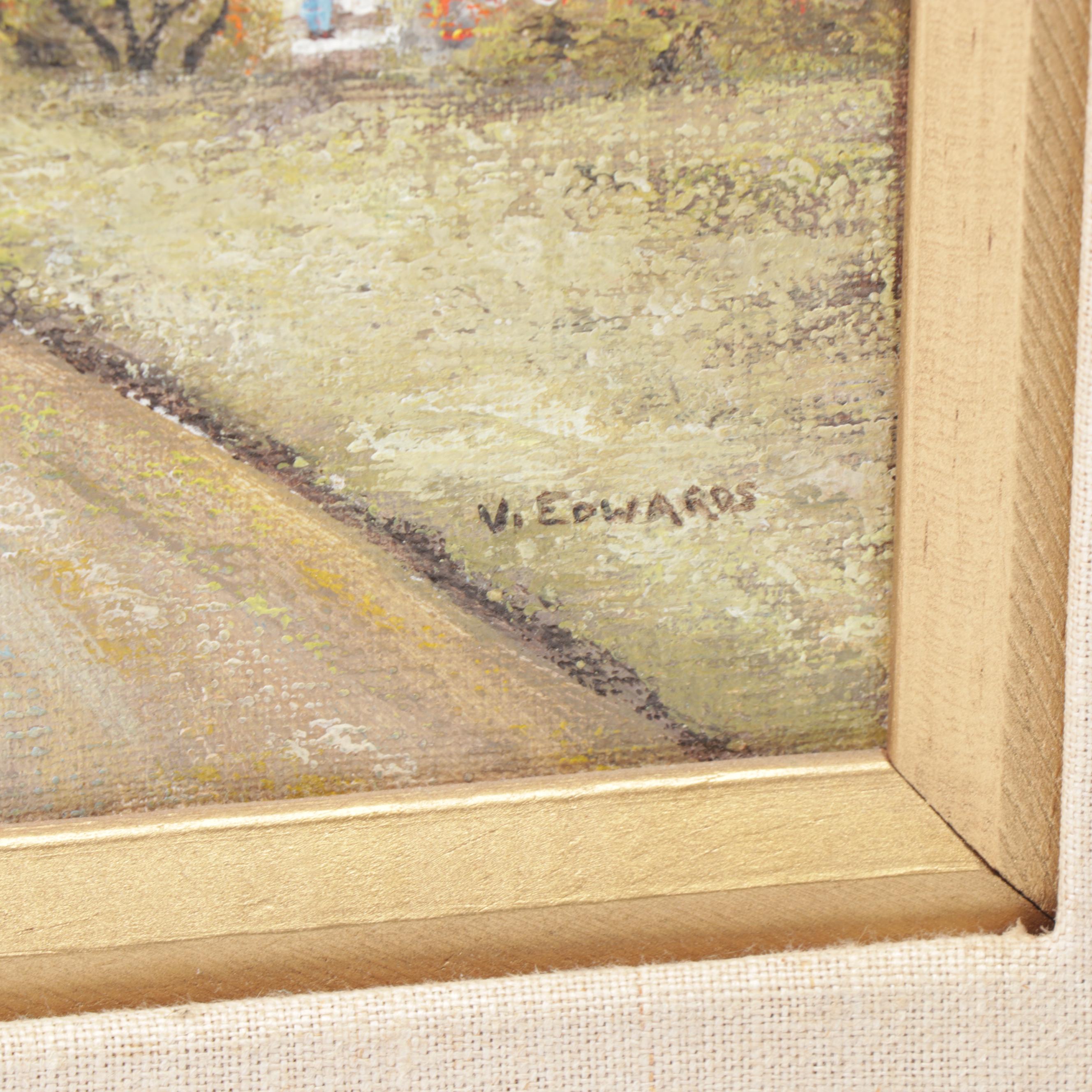 V. Edwards Oil Painting | EBTH