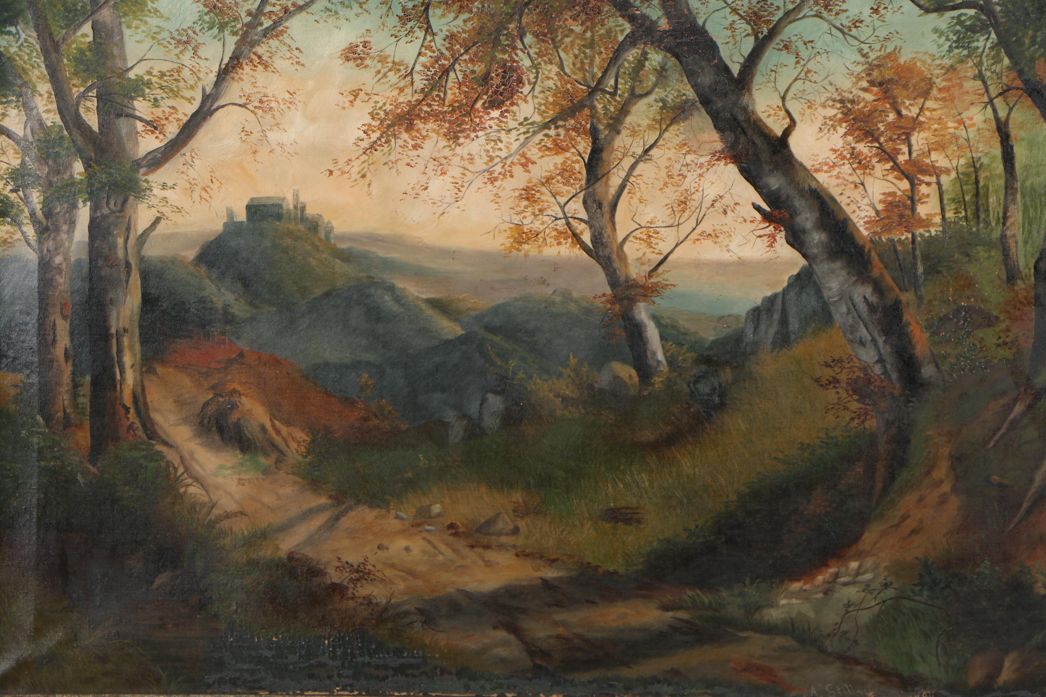 A. Stillwell 1890 Oil Painting | EBTH