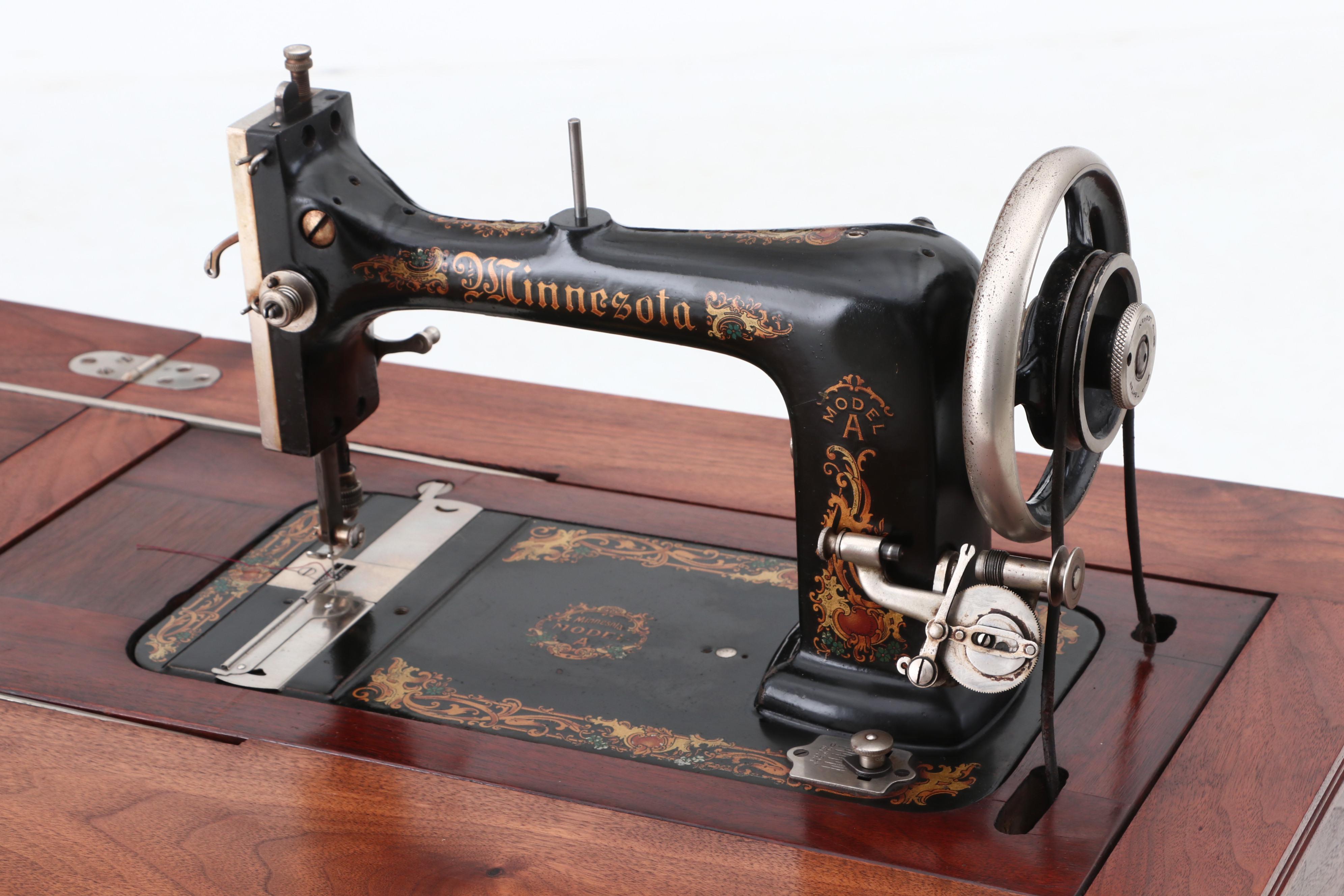 Minnesota Model A Sewing Machine, as a Davenport Desk | EBTH