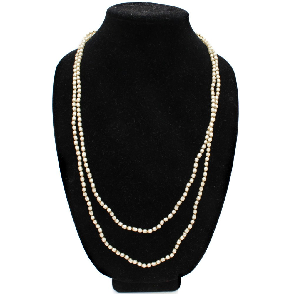 Miriam Haskell Imitation Pearl Necklace Ebth