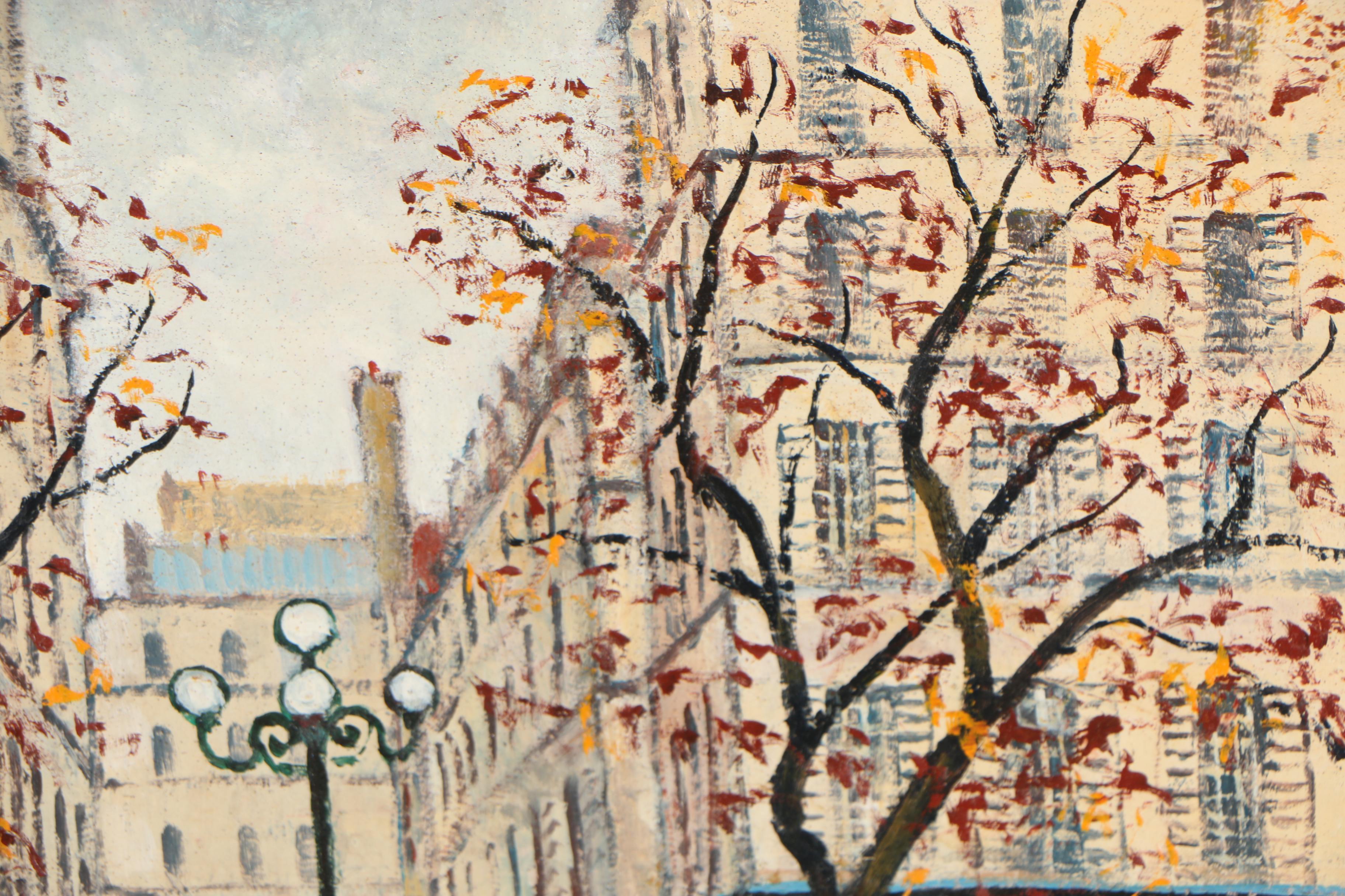 Louis Dali Oil Painting of European Street Scene | EBTH