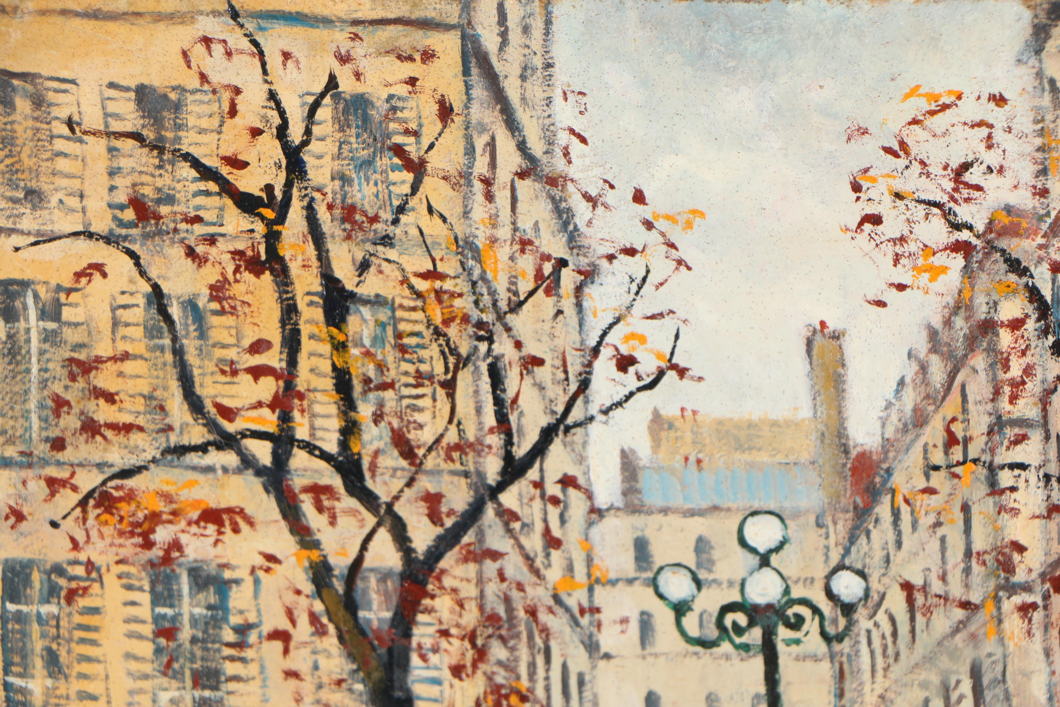 Louis Dali Oil Painting of European Street Scene | EBTH