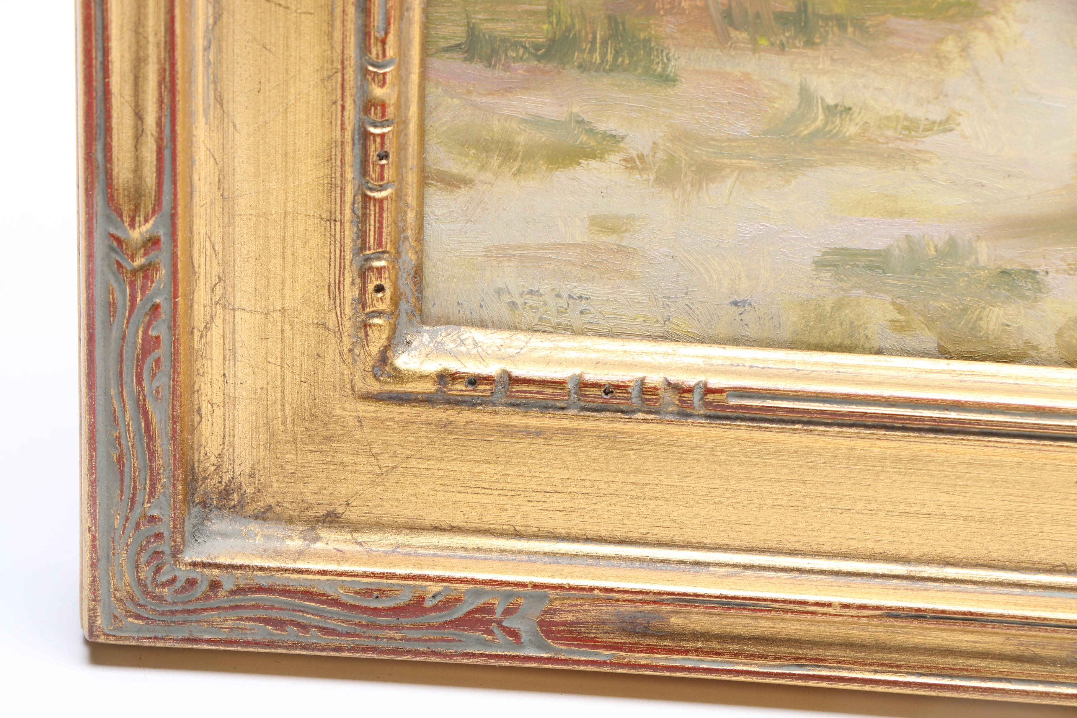 Harry Barton Oil Painting of House in Landscape | EBTH