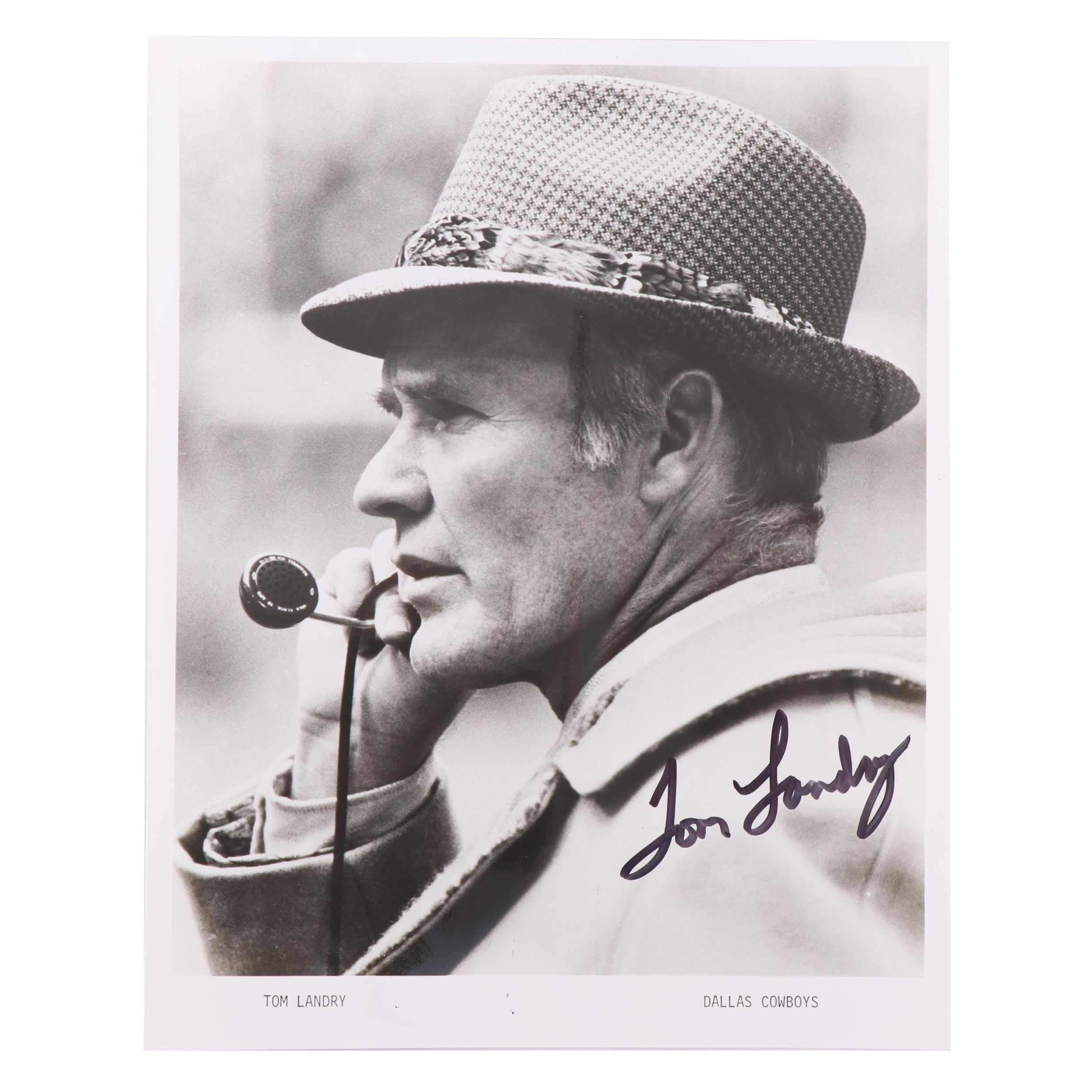 Tom Landry Autographed Photo | EBTH