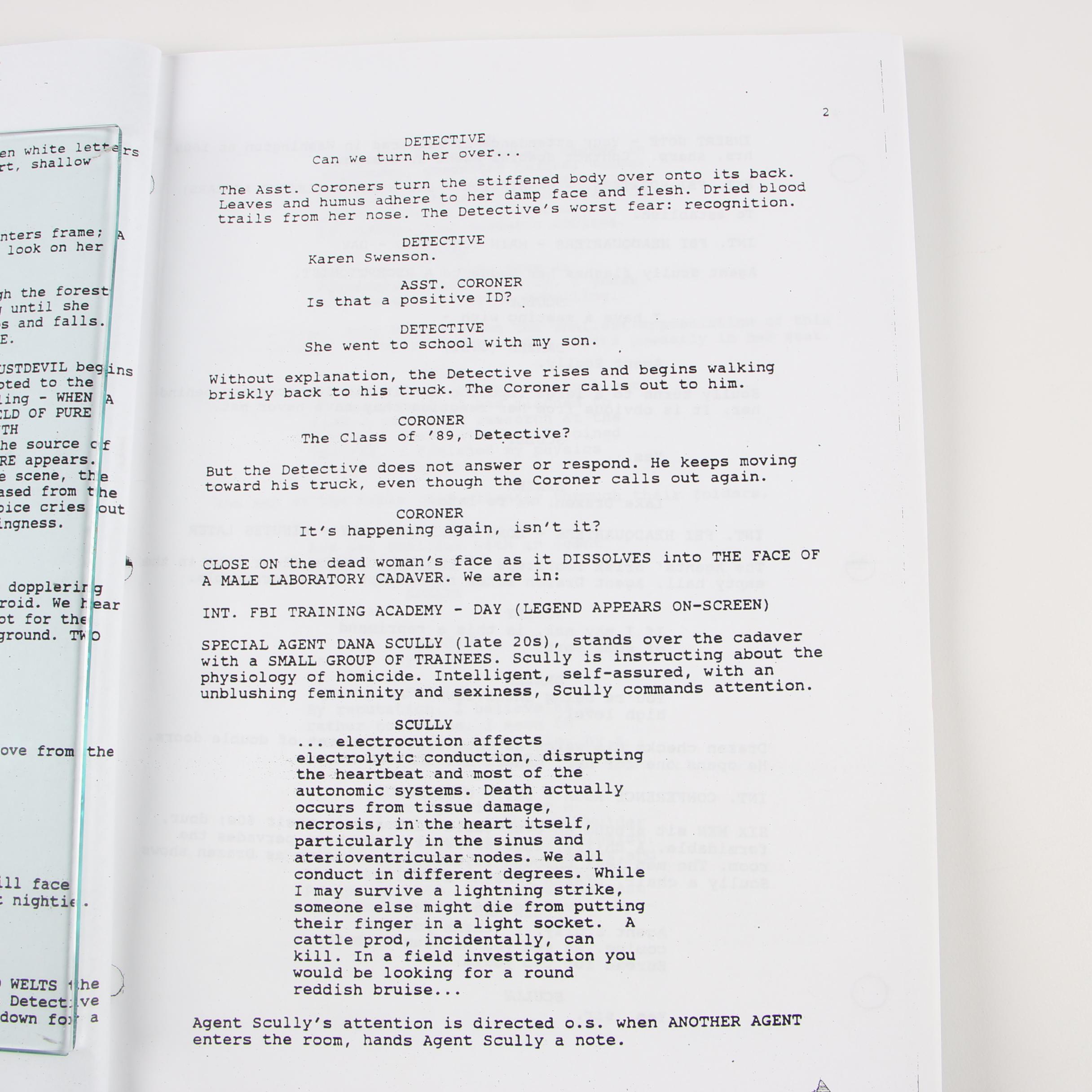 Television Pilot Scripts featuring "Arrested Development" and "The X ...