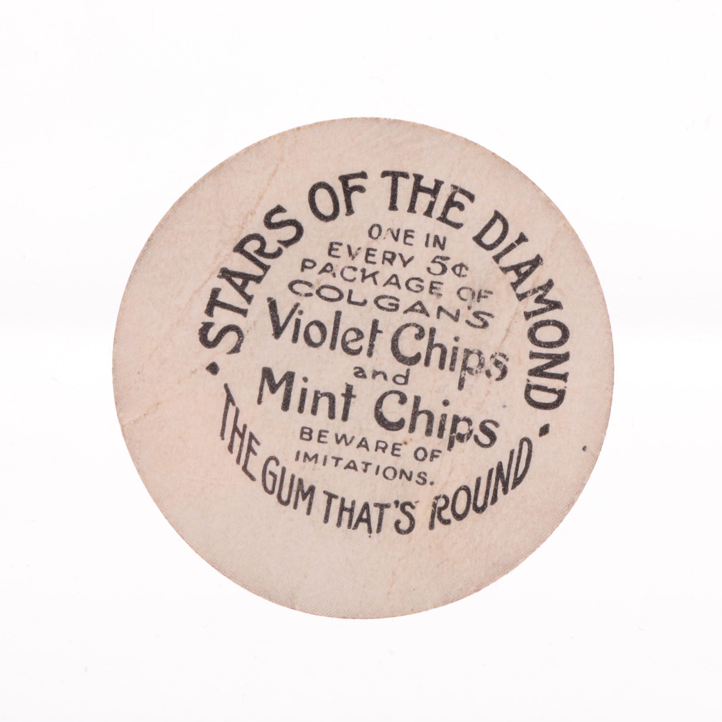 1909 Patsy Dougherty Chicago White Sox Colgan Chip "Stars of the ...