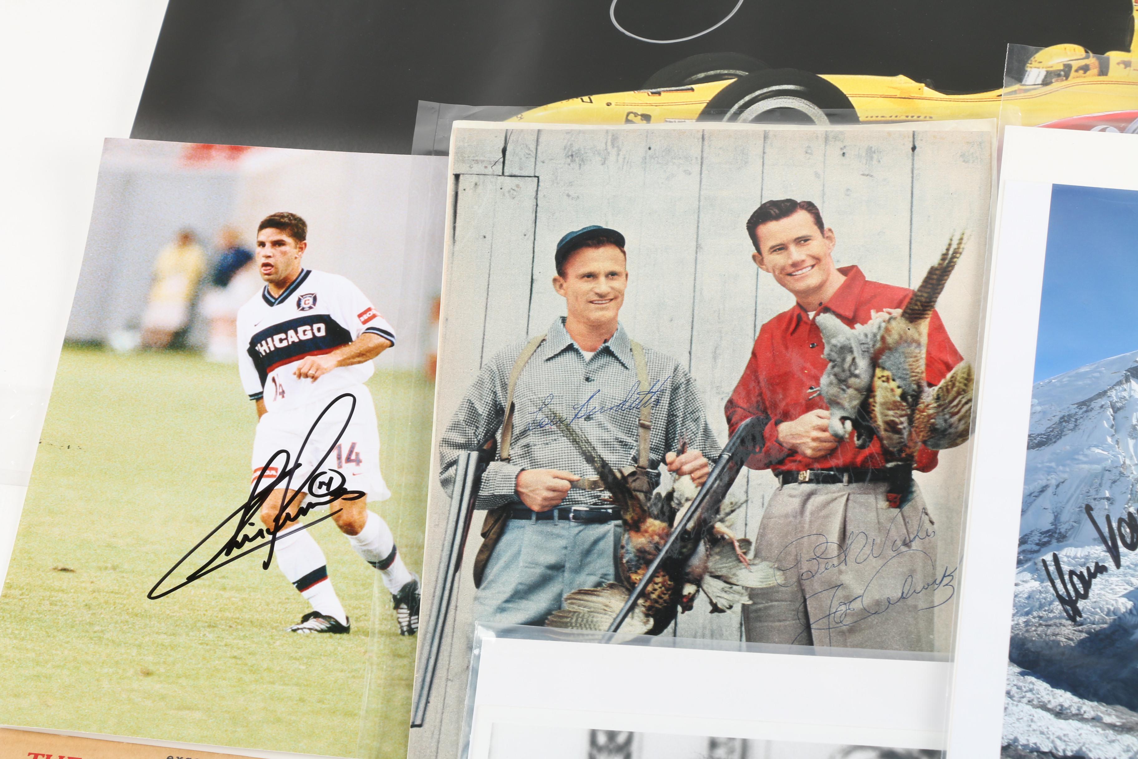 Laird Hamilton, Johnny Rutherford and Other Autographed Athlete ...