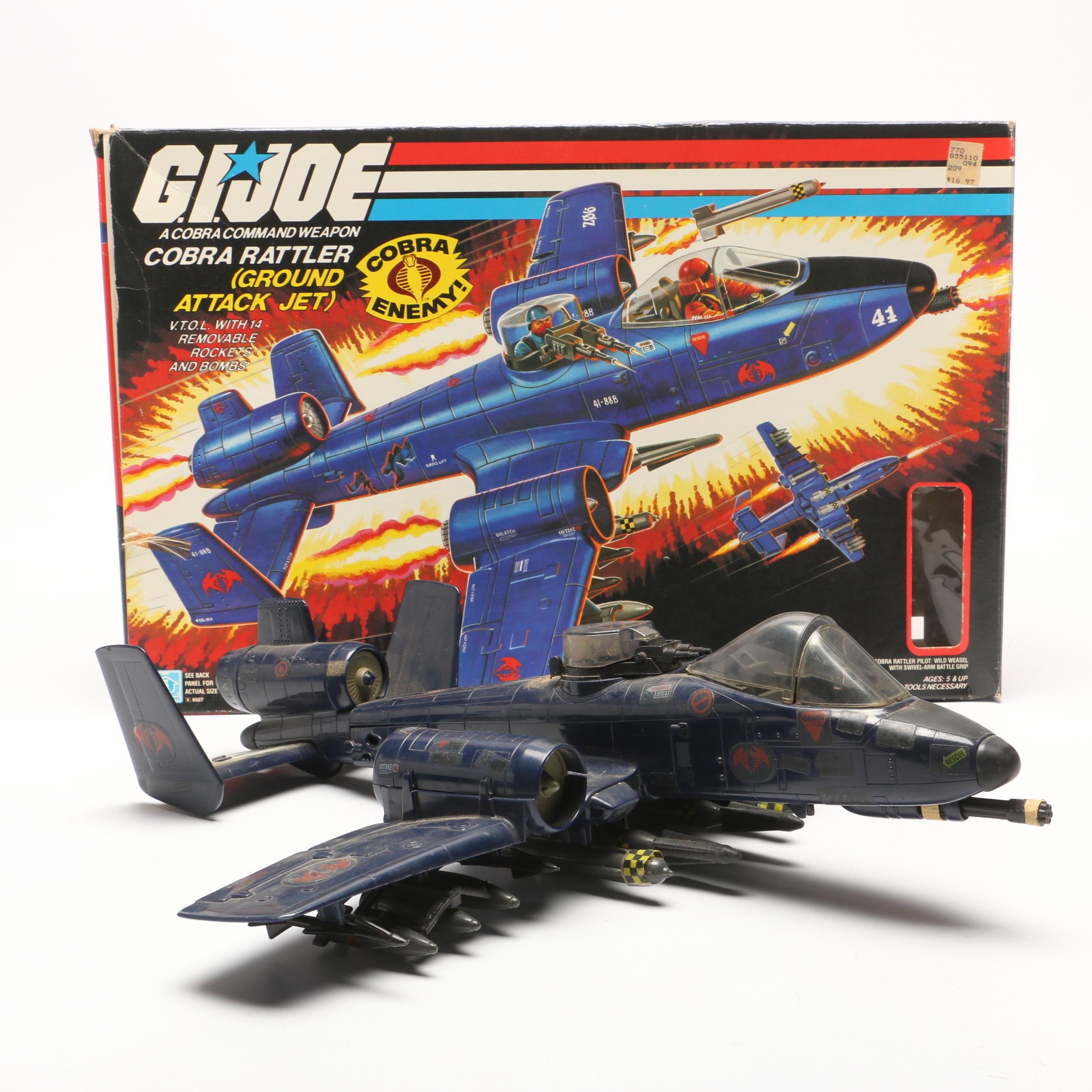 G.I. Joe Cobra Rattler Attack Jet with Box | EBTH
