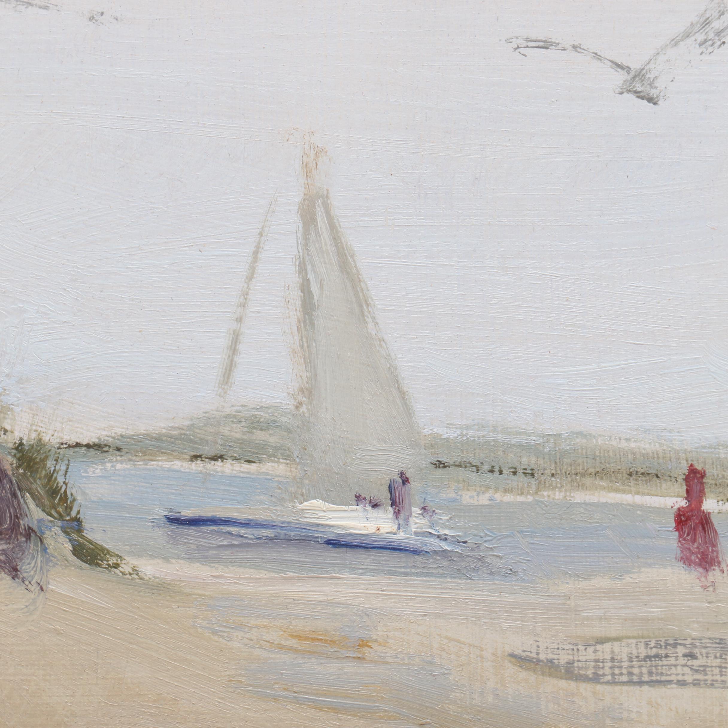 Harry Barton Oil Painting of Shore | EBTH