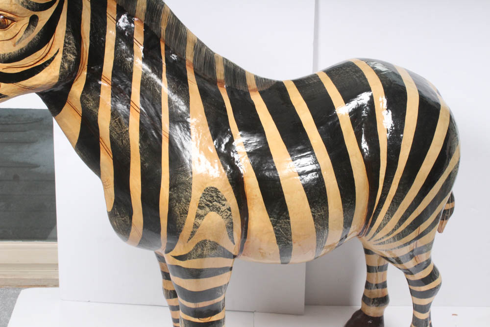 Sergio Bustamante Half-Scale Zebra Sculpture, 1983 | EBTH