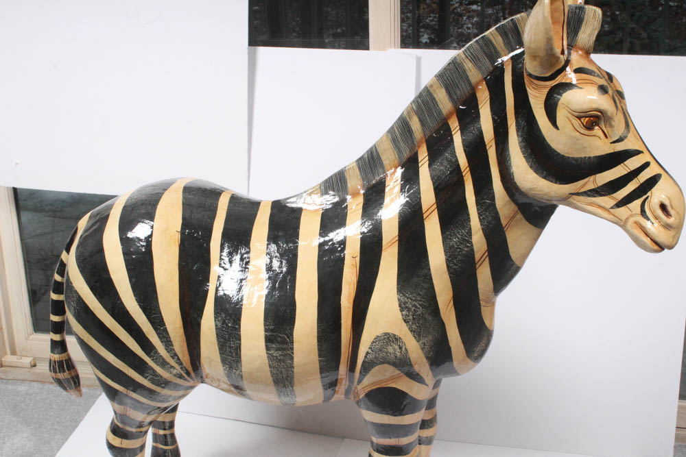 Sergio Bustamante Half-Scale Zebra Sculpture, 1983 | EBTH