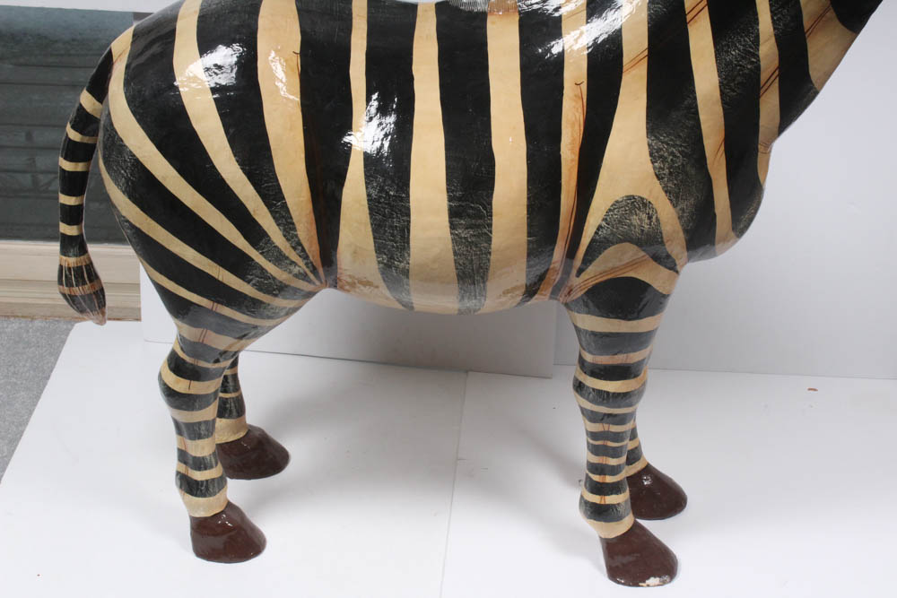 Sergio Bustamante Half-Scale Zebra Sculpture, 1983 | EBTH