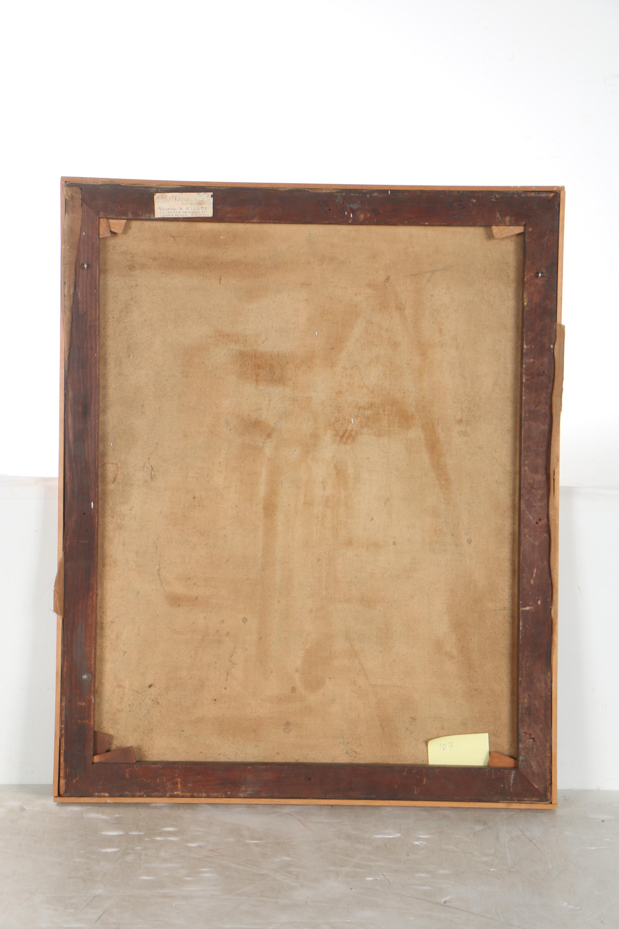 Thomas Brownell Eldred 1948 Oil Painting "Reflection" | EBTH