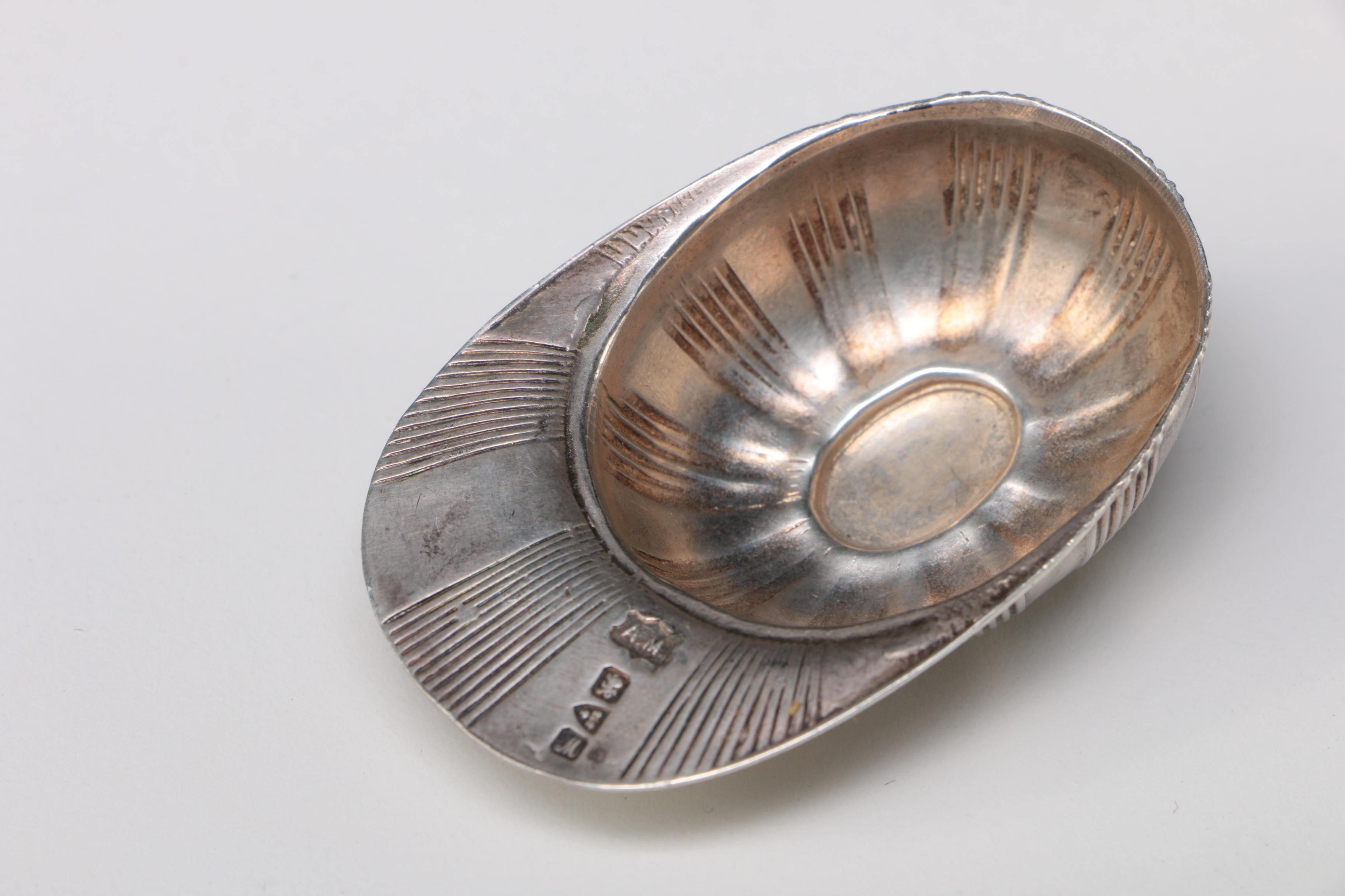 Alfred Marston English Sterling Silver Jockey Cap Tea Caddy Scoop, 1912 ...