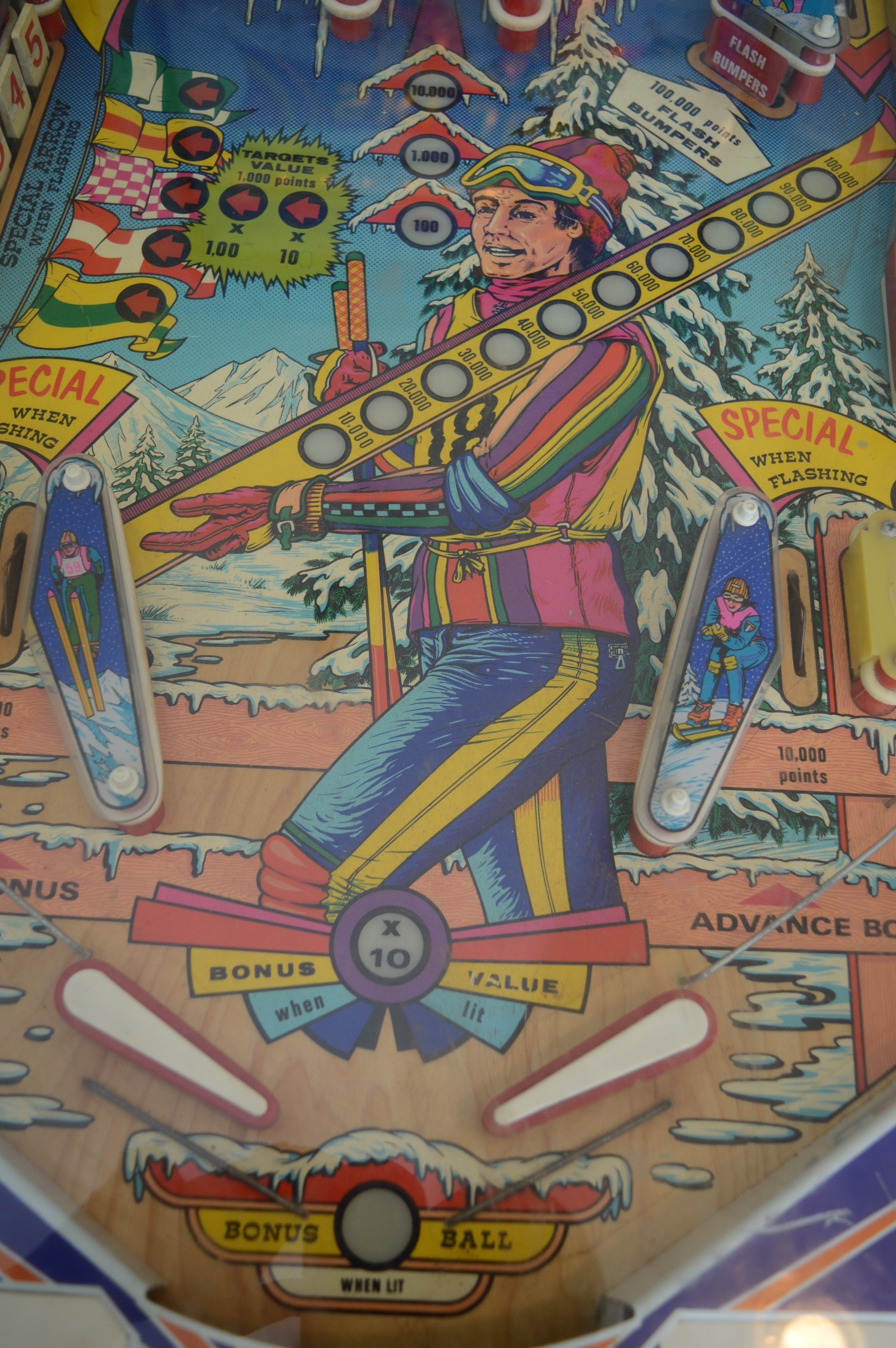 Zaccaria Vintage "Ski Jump" Pinball Machine | EBTH