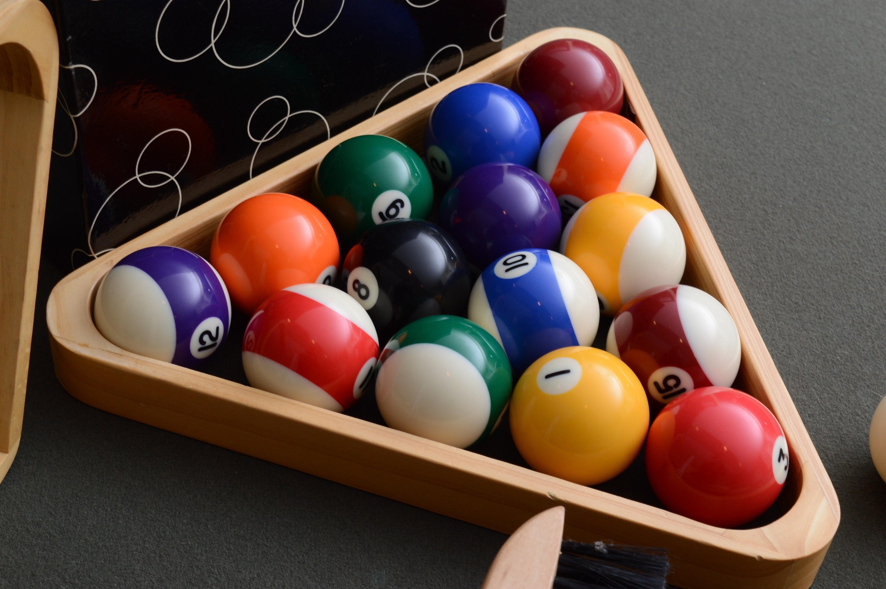 Beringer Slate Top Pool Table with Accessories | EBTH