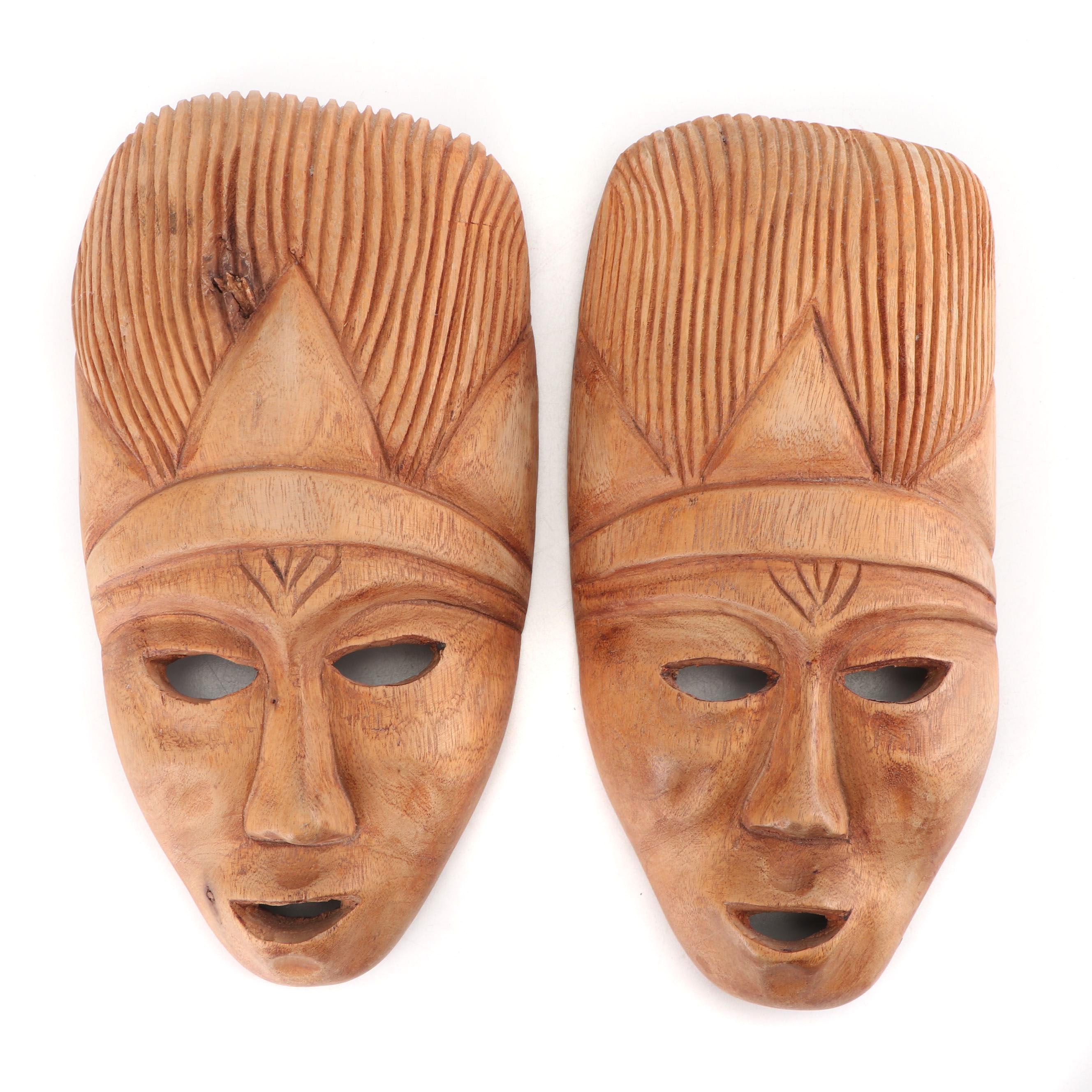 Haitian Hand-Carved Wood Masks | EBTH