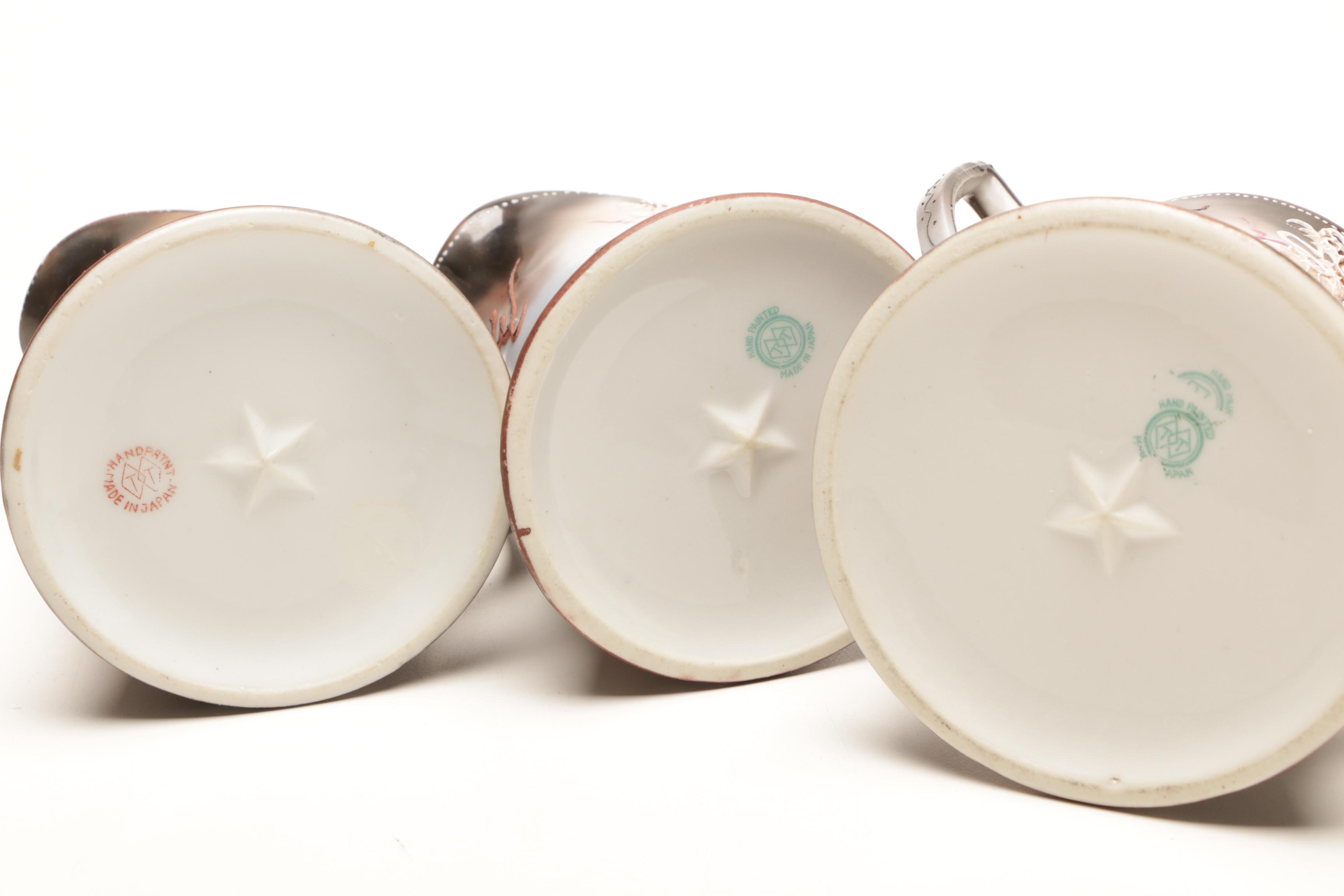 Takito Japanese Moriage Dragonware Porcelain Tea Set | EBTH