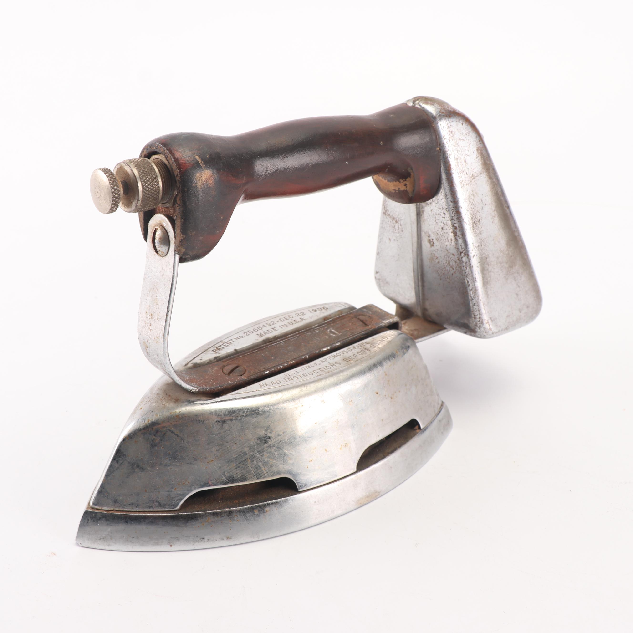 Sad Irons with Coal Iron and "Diamond" Kerosene Iron, Early 20th ...
