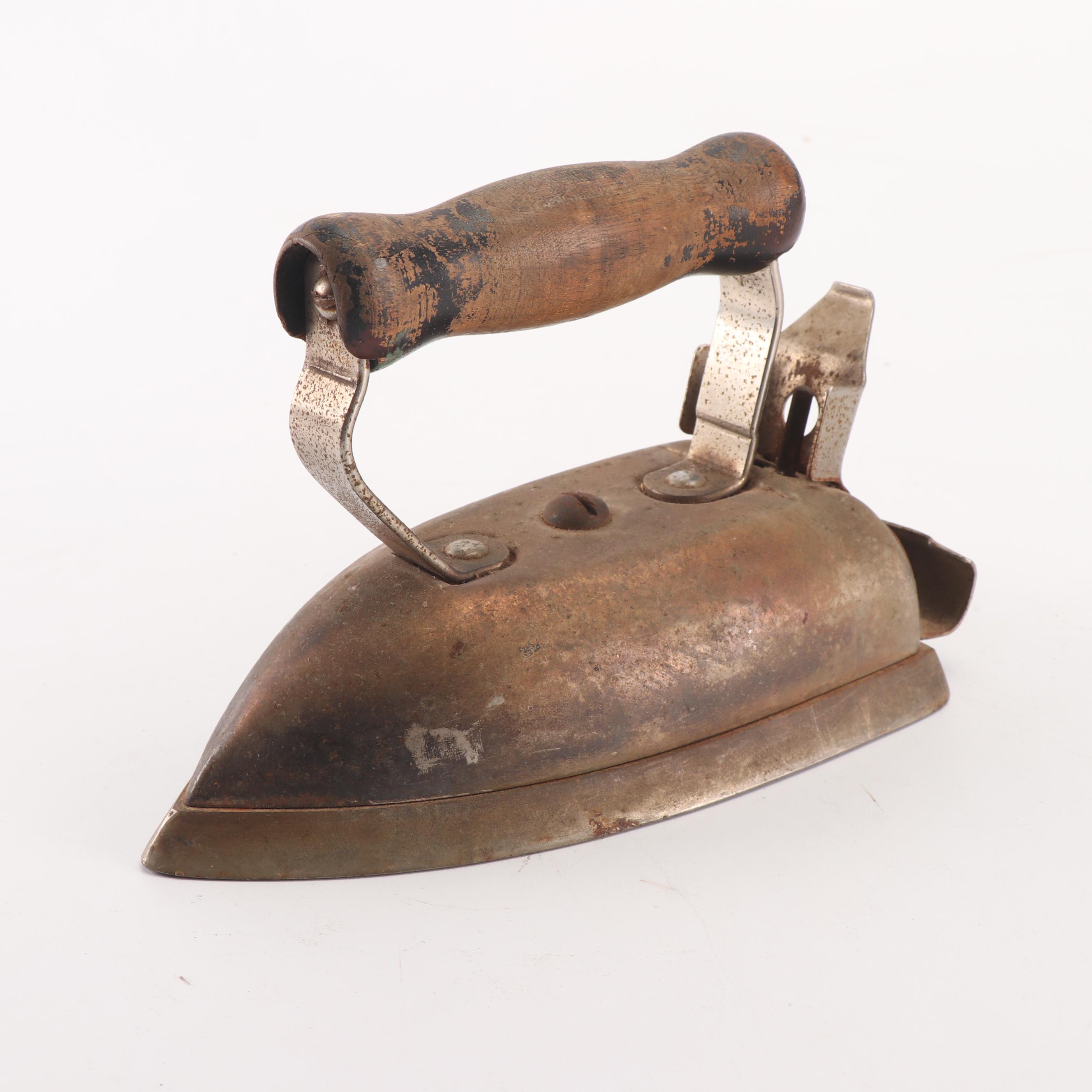 Sad Irons with Coal Iron and "Diamond" Kerosene Iron, Early 20th ...