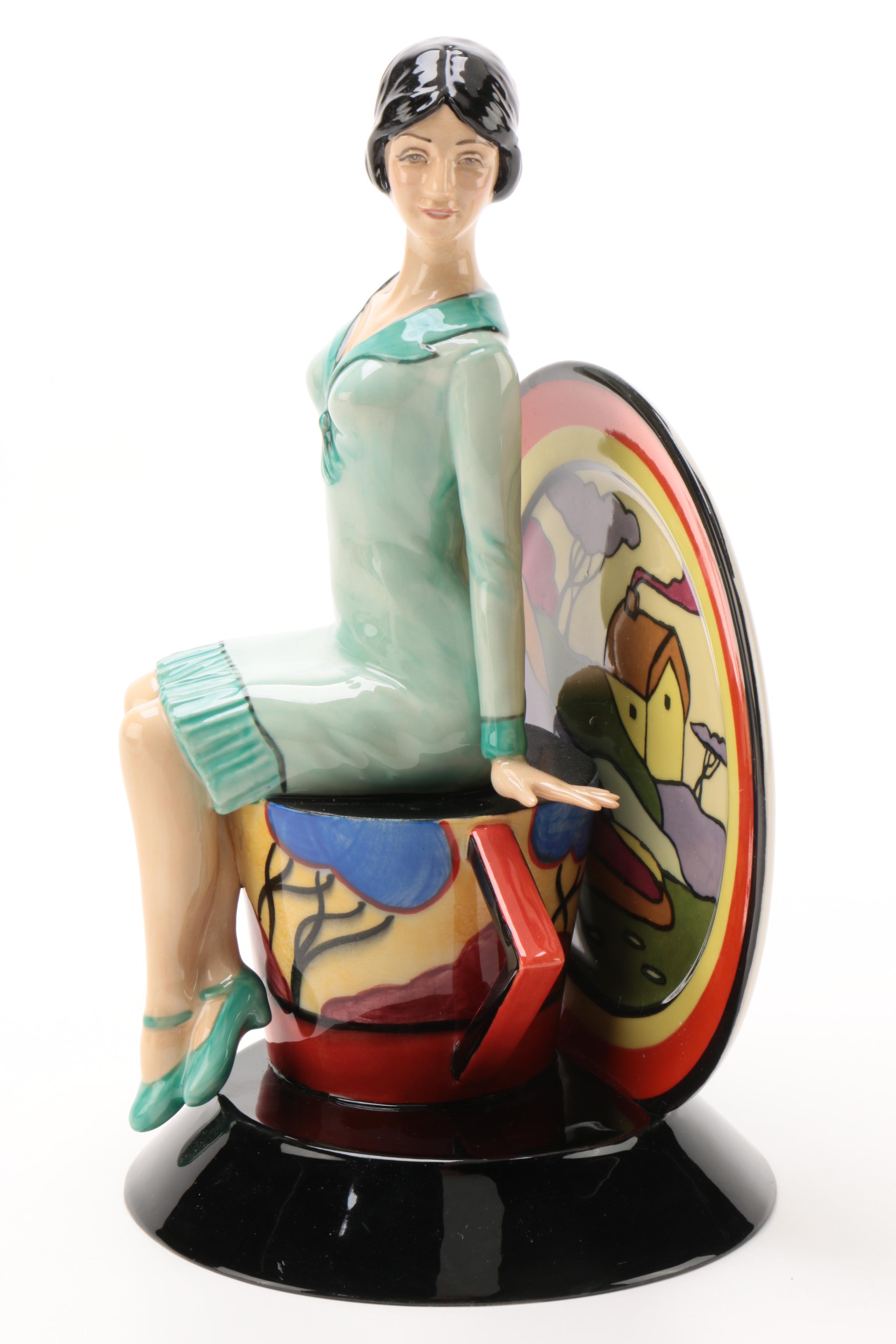 Kevin Francis Limited Edition and Signed "Young Clarice Cliff ...