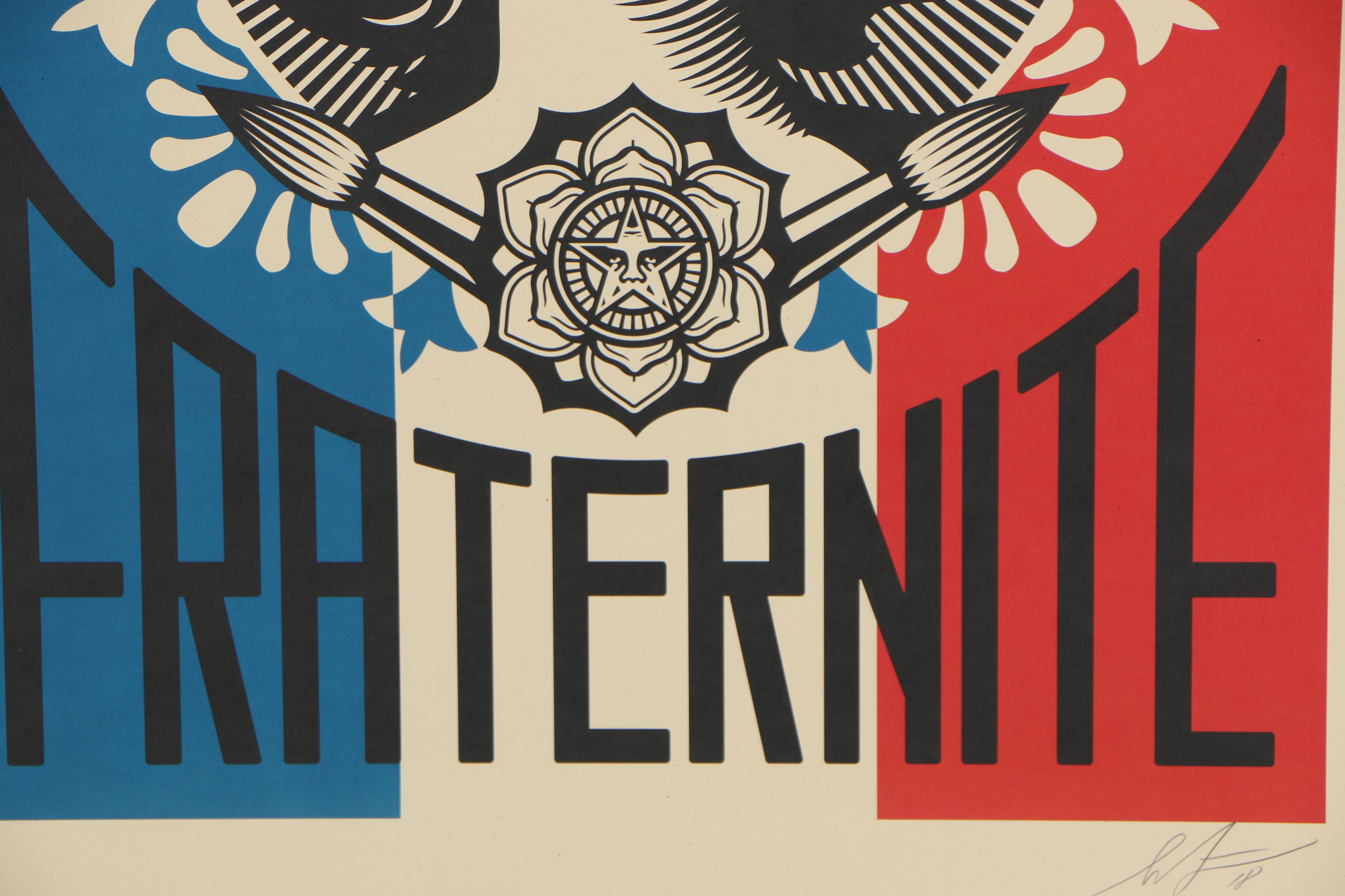 Shepard Fairey Offset Print "Liberté, Egalité, Fraternité" | EBTH