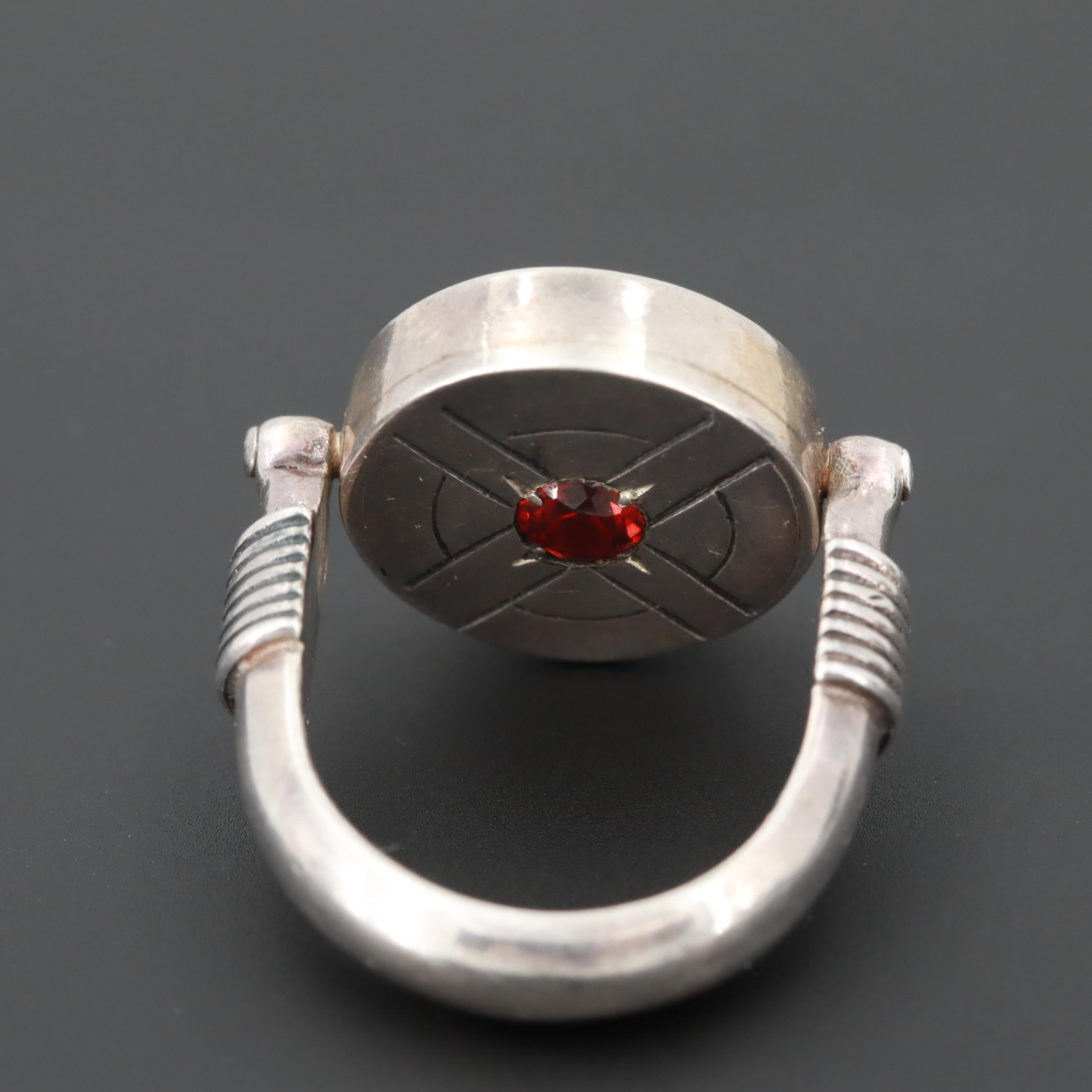 Sterling Silver Reversible Ring | EBTH