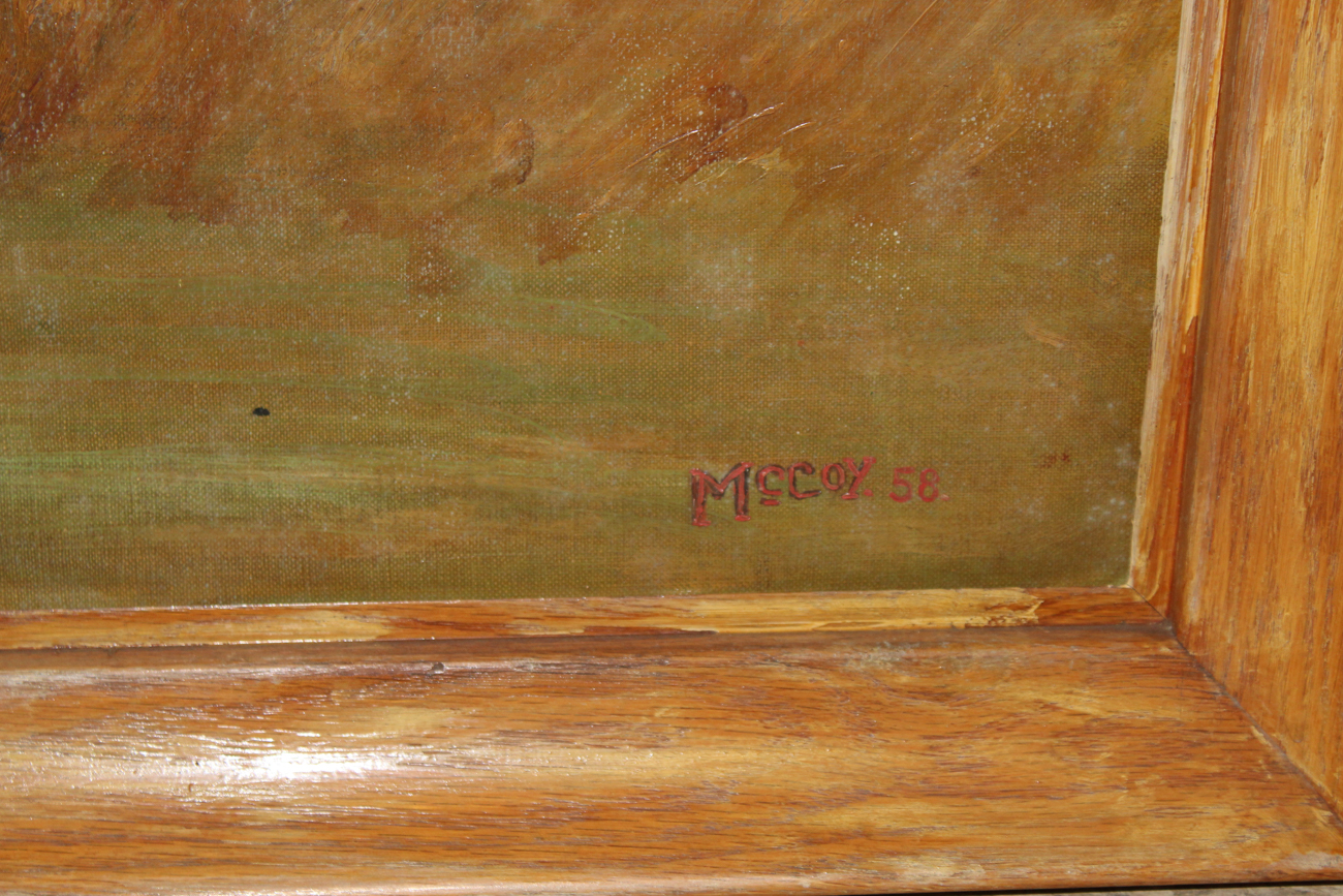 McCoy Oil Painting of Landscape | EBTH