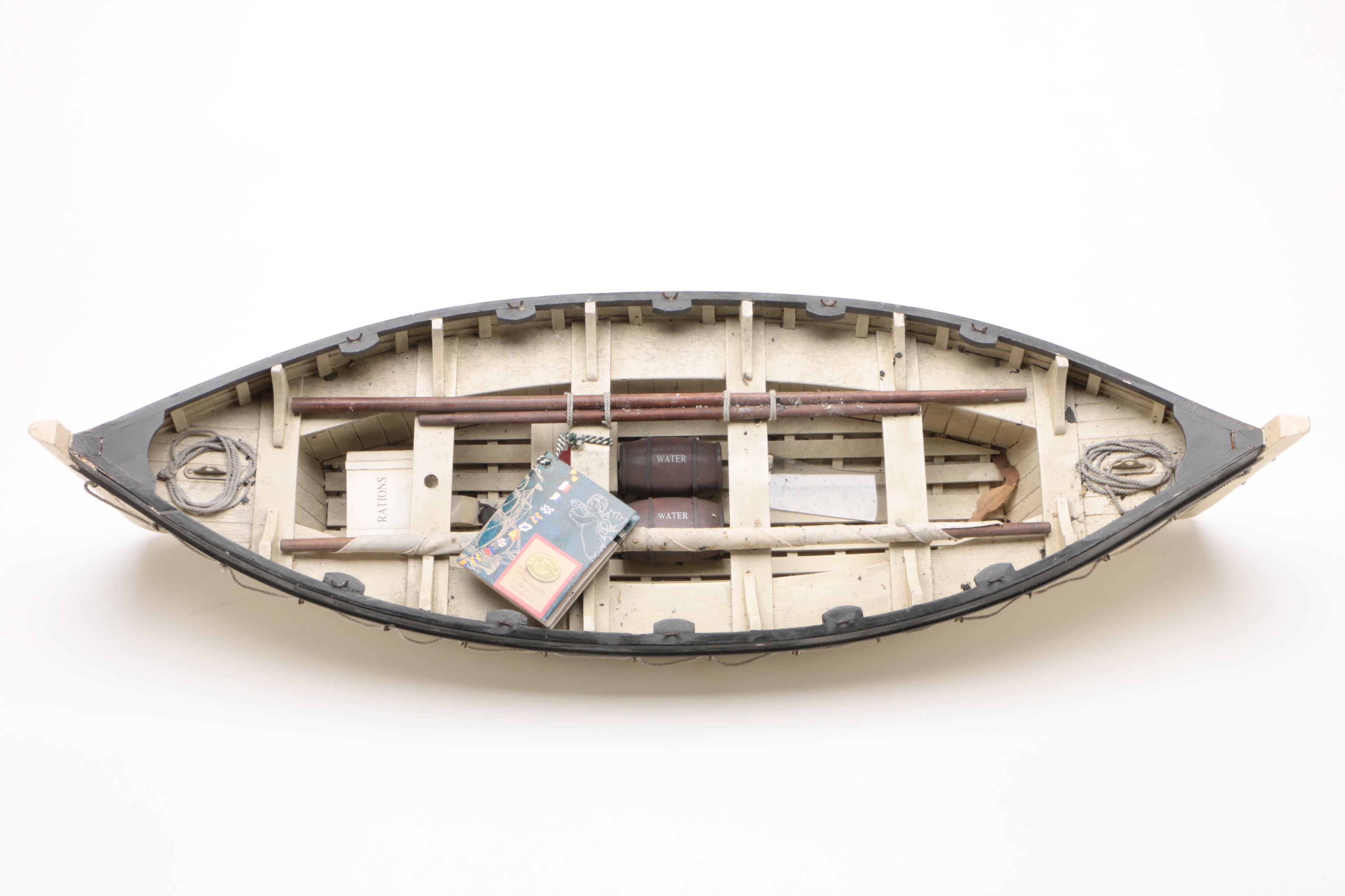 RMS "Titanic" Lifeboat Wooden Model by Authentic Models, 20th Century ...