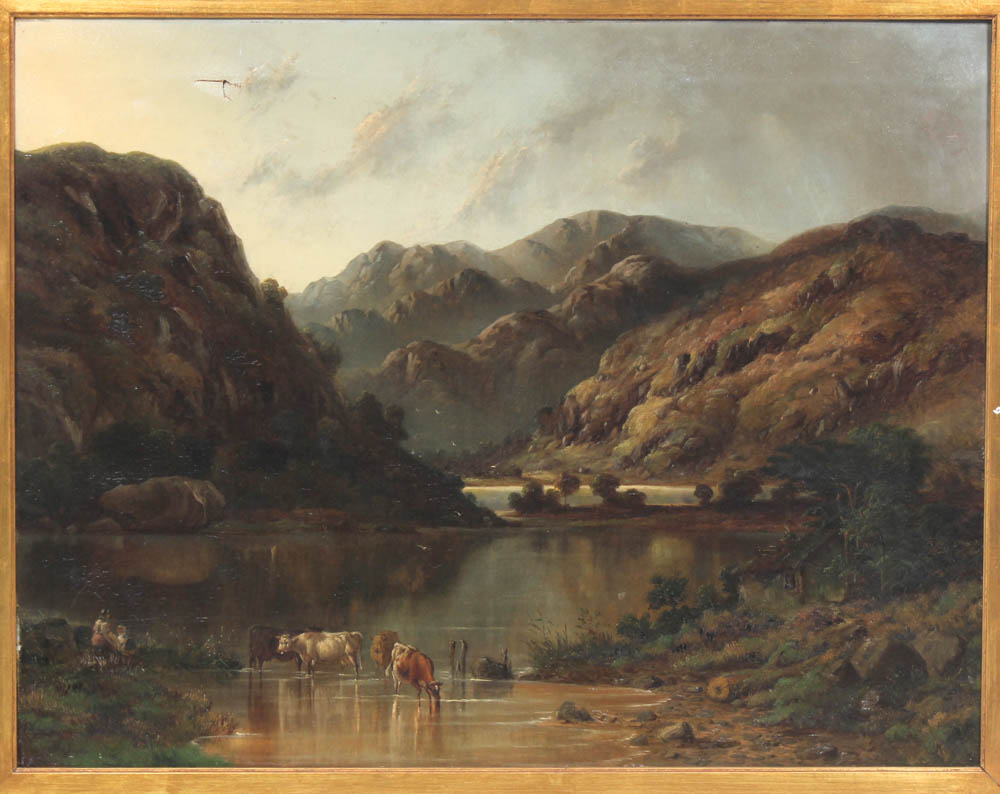 Bartholomew Smith Oil Painting "Hawes Water, Cumberland" | EBTH