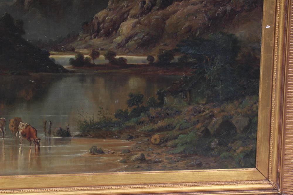 Bartholomew Smith Oil Painting "Hawes Water, Cumberland" | EBTH