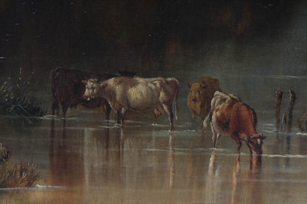 Bartholomew Smith Oil Painting "Hawes Water, Cumberland" | EBTH