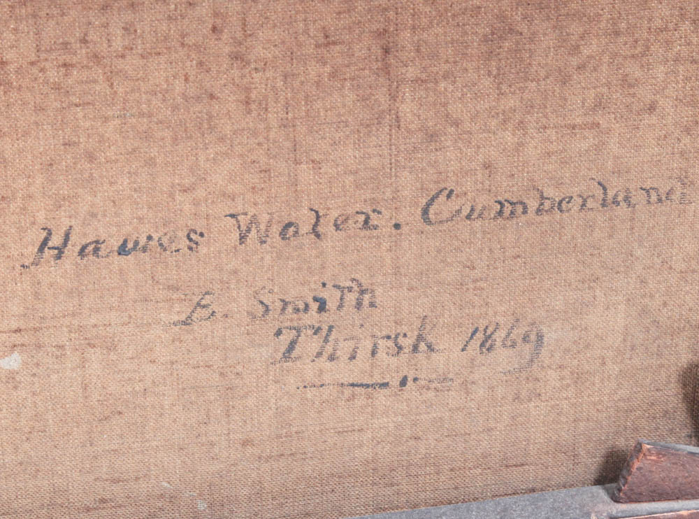 Bartholomew Smith Oil Painting "Hawes Water, Cumberland" | EBTH