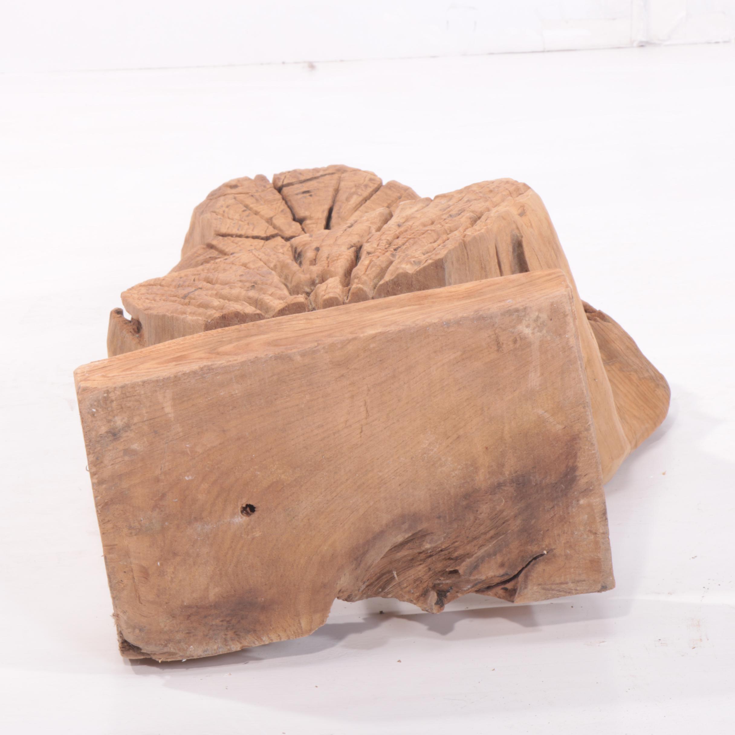 Indonesian Teak Root Slab on Base | EBTH