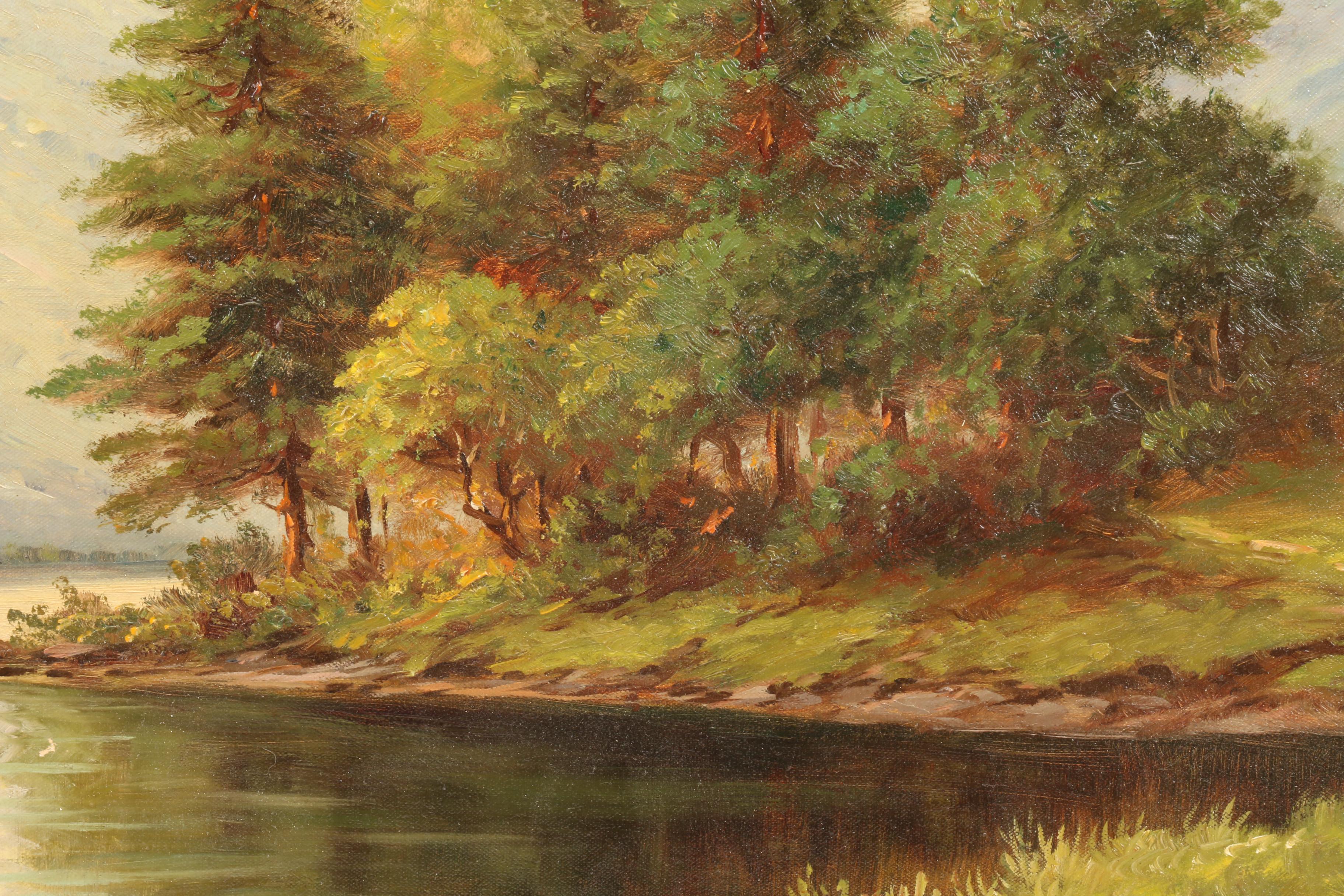 Norman Wilson Mid-Century American Landscape Oil Painting | EBTH
