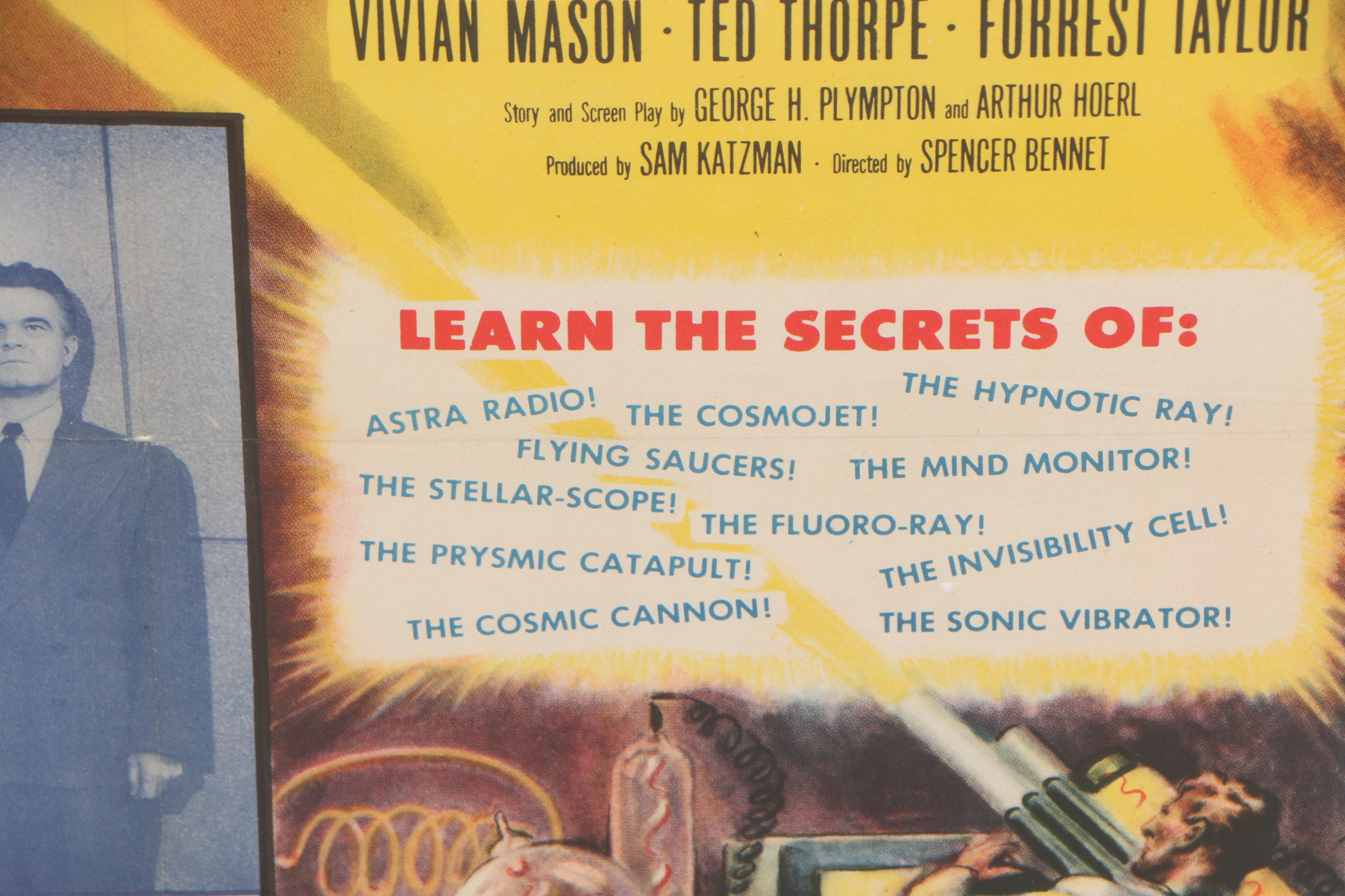 "The Lost Planet" Serial Theatrical Release One Sheet Poster, 1953 | EBTH