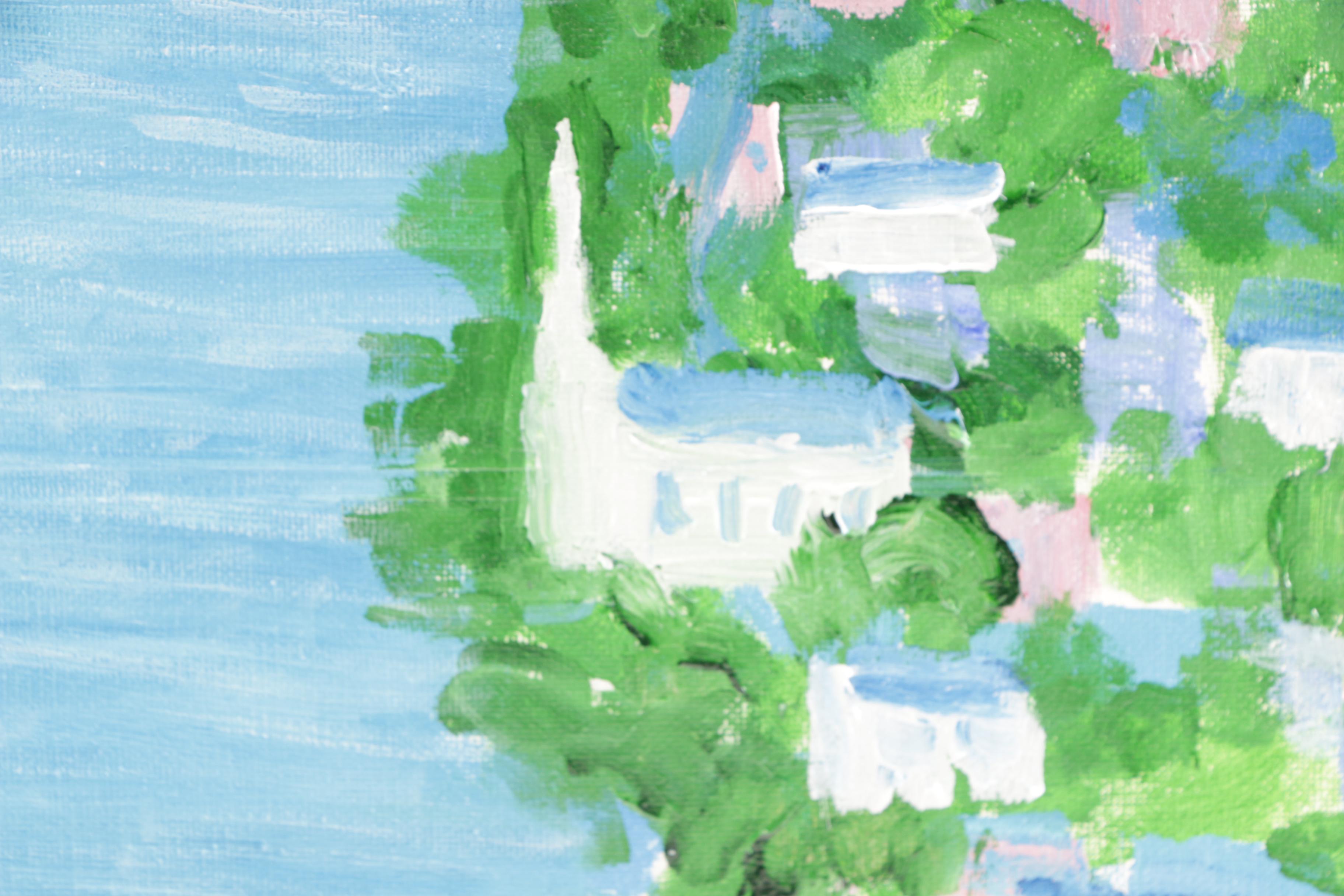 Will Becker 2018 Acrylic Painting "View from the Bluff Along the Ohio ...
