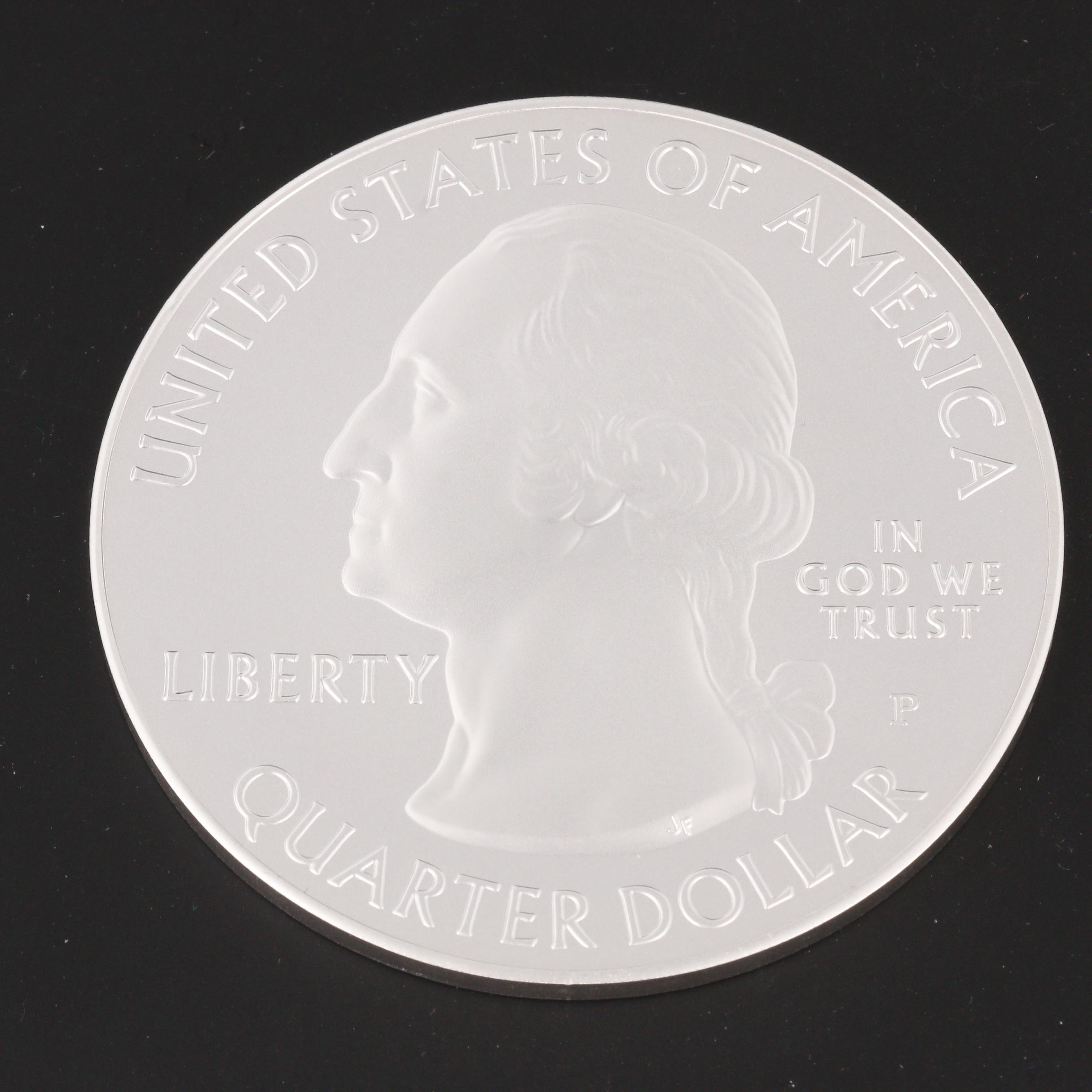 Two America the Beautiful 5 Oz. Fine Silver Bullion Coins | EBTH