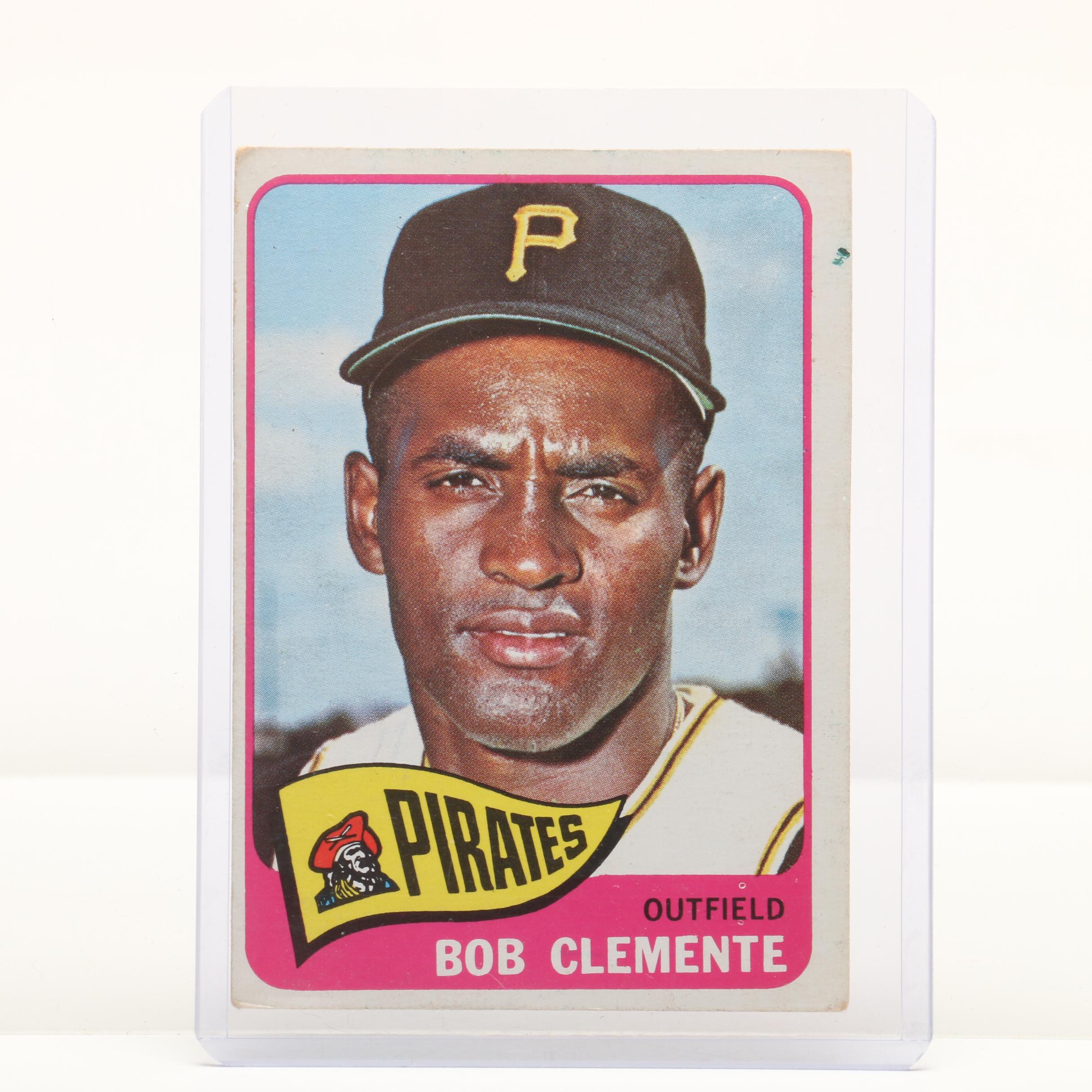 1964 "Buc Blasters" and 1965 Bob Clemente Pirates Topps Baseball Cards ...