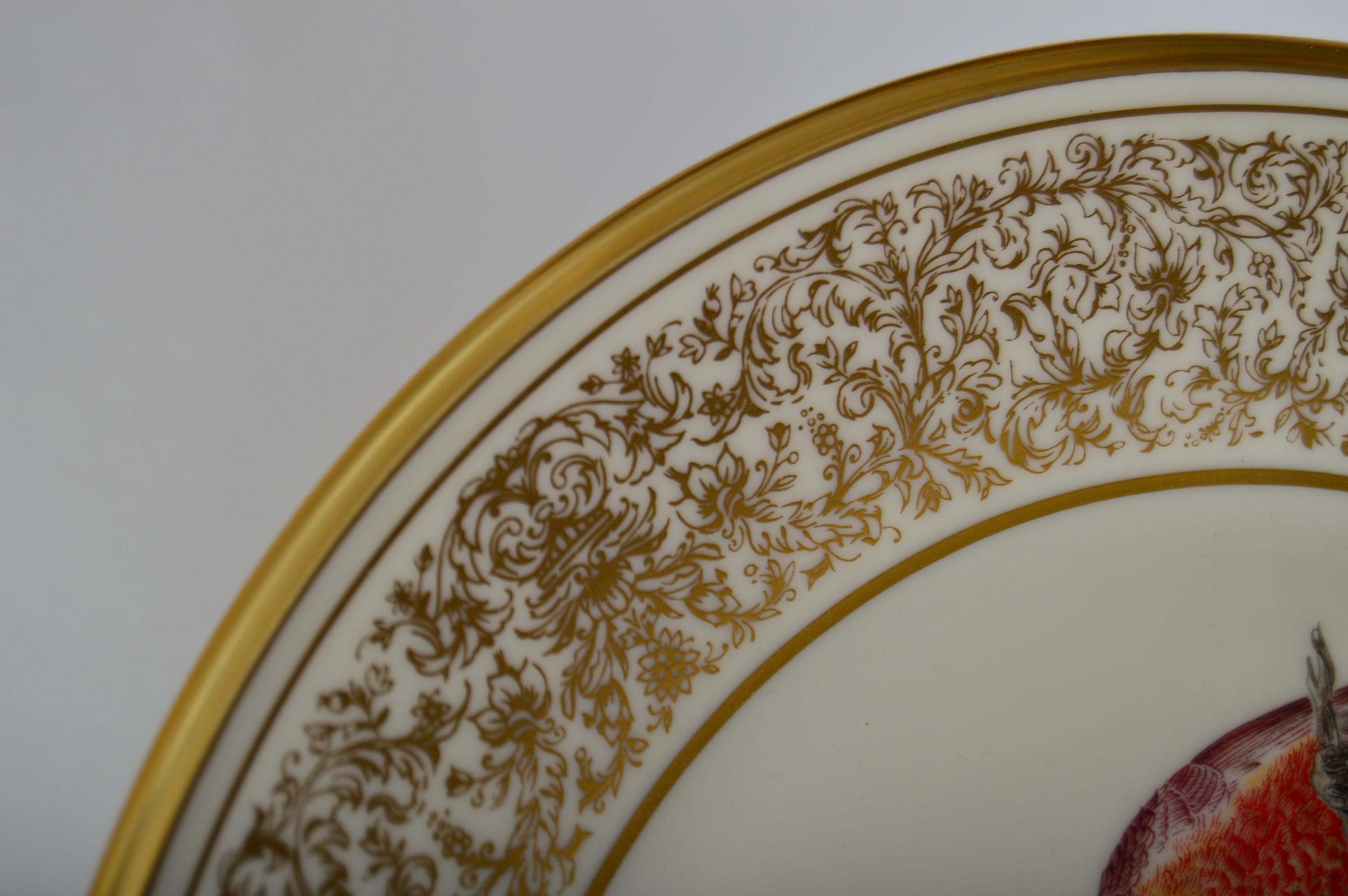 Set of Twelve Lenox Limited Edition Collectible Porcelain Bird Plates ...