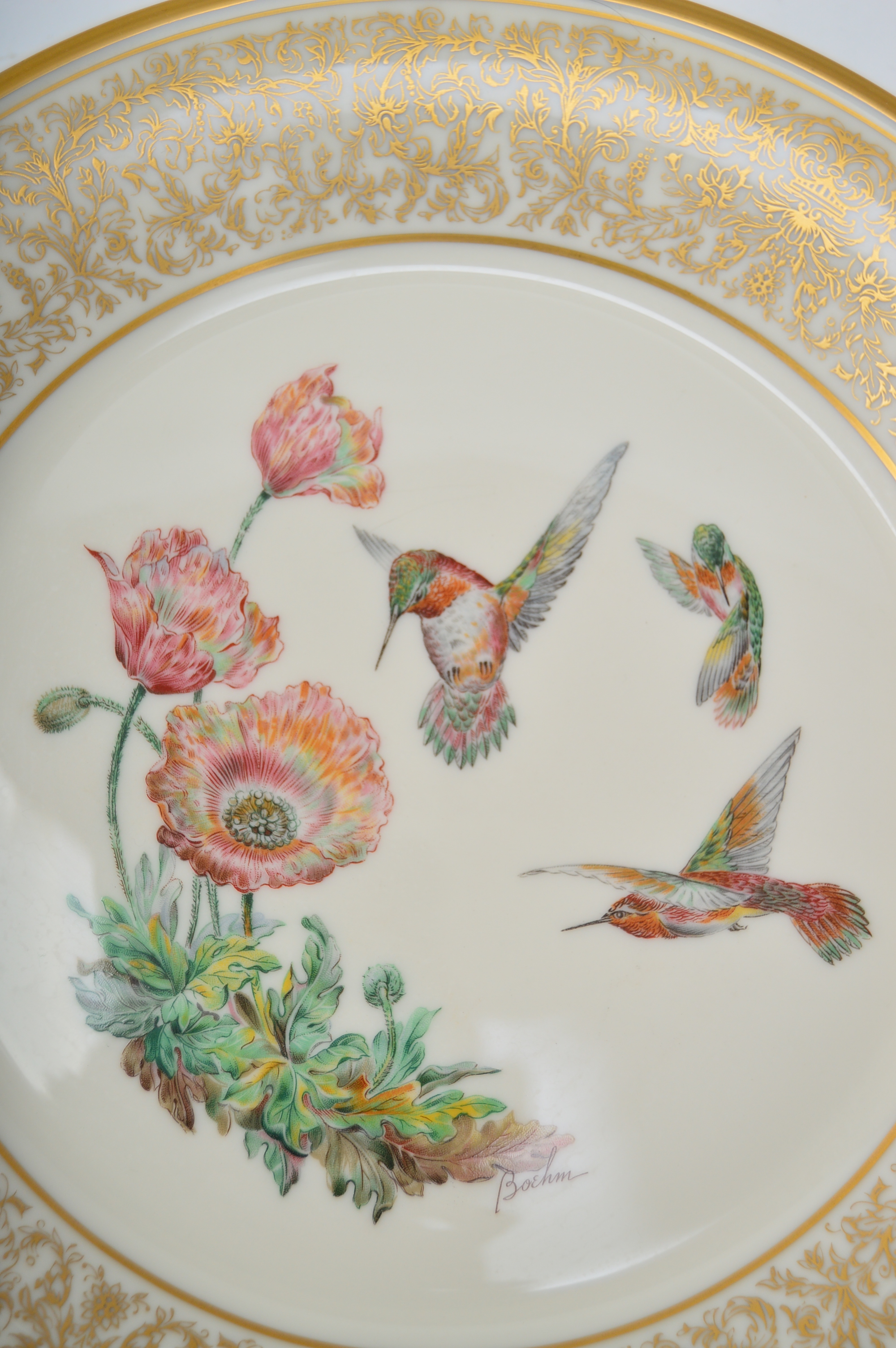 Set of Twelve Lenox Limited Edition Collectible Porcelain Bird Plates ...