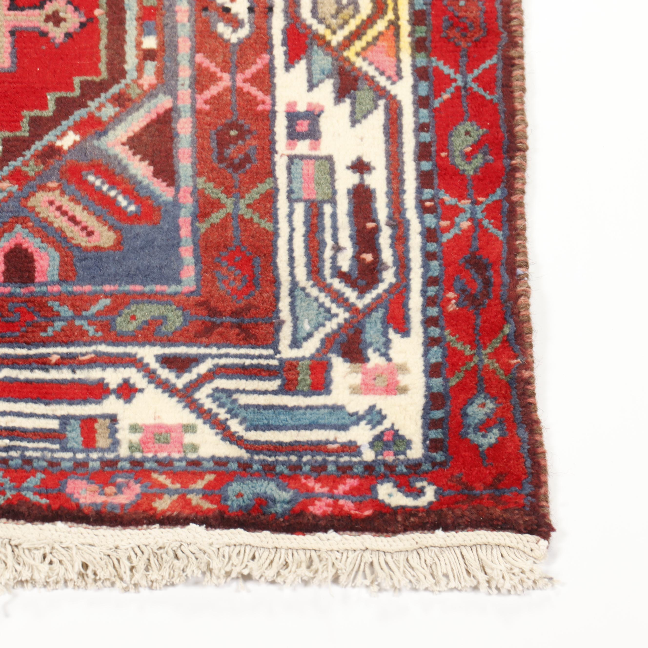 Hand-Knotted Persian Chenar Wool Rug | EBTH