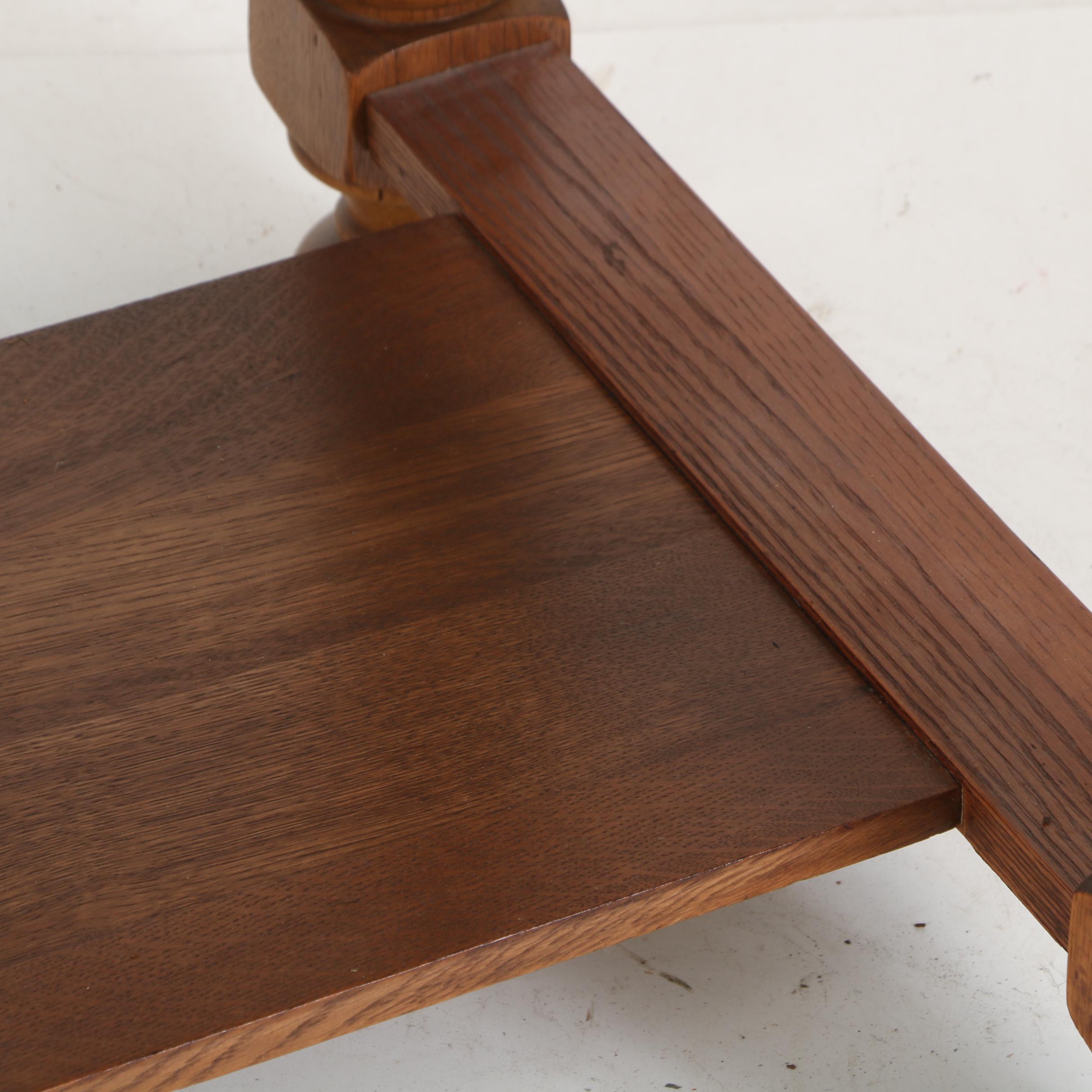Oak "Cadillac Desk-Table" by Cadillac Cabinet Co. of Detroit, Early ...