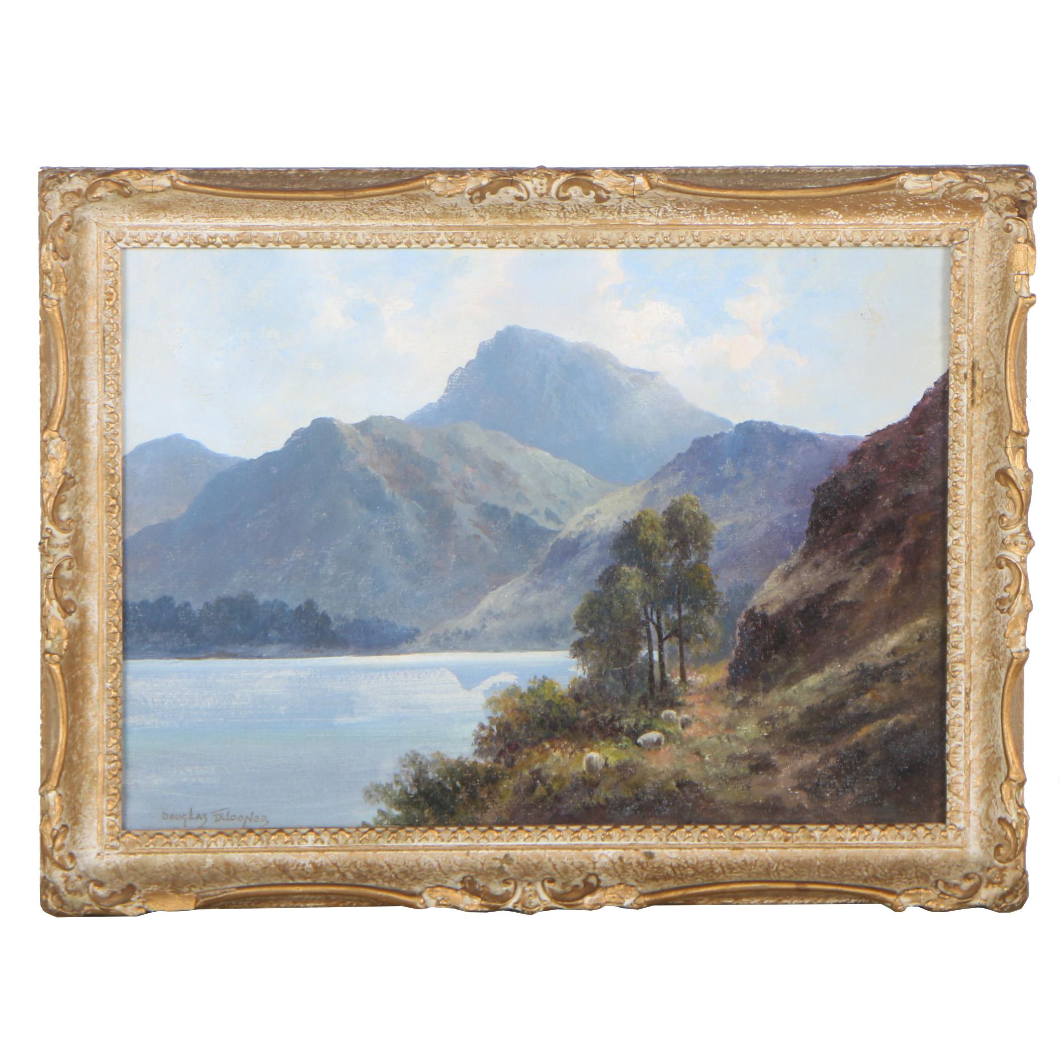 Douglas Falconer Oil Painting "Loch Tay and Ben More" | EBTH