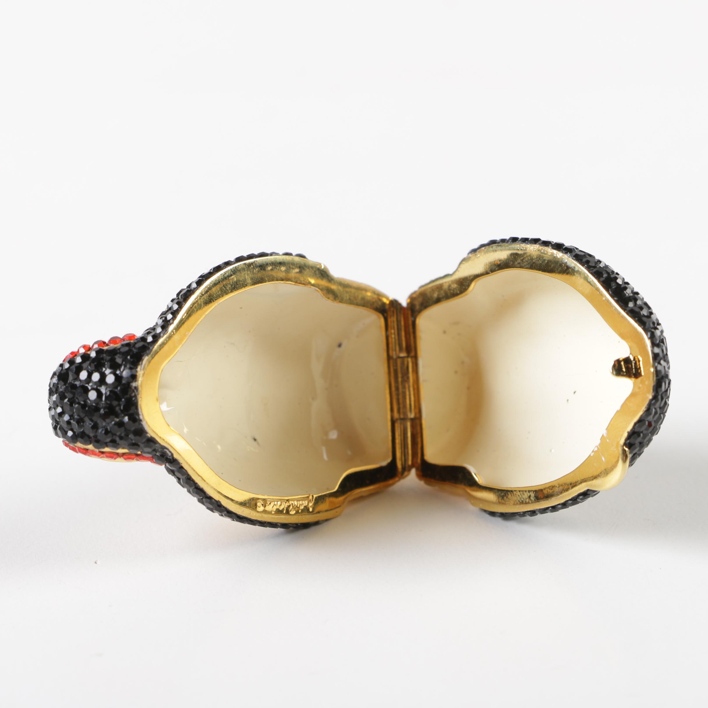 Judith Leiber Swarovski Crystal Penguin Pill Box | EBTH