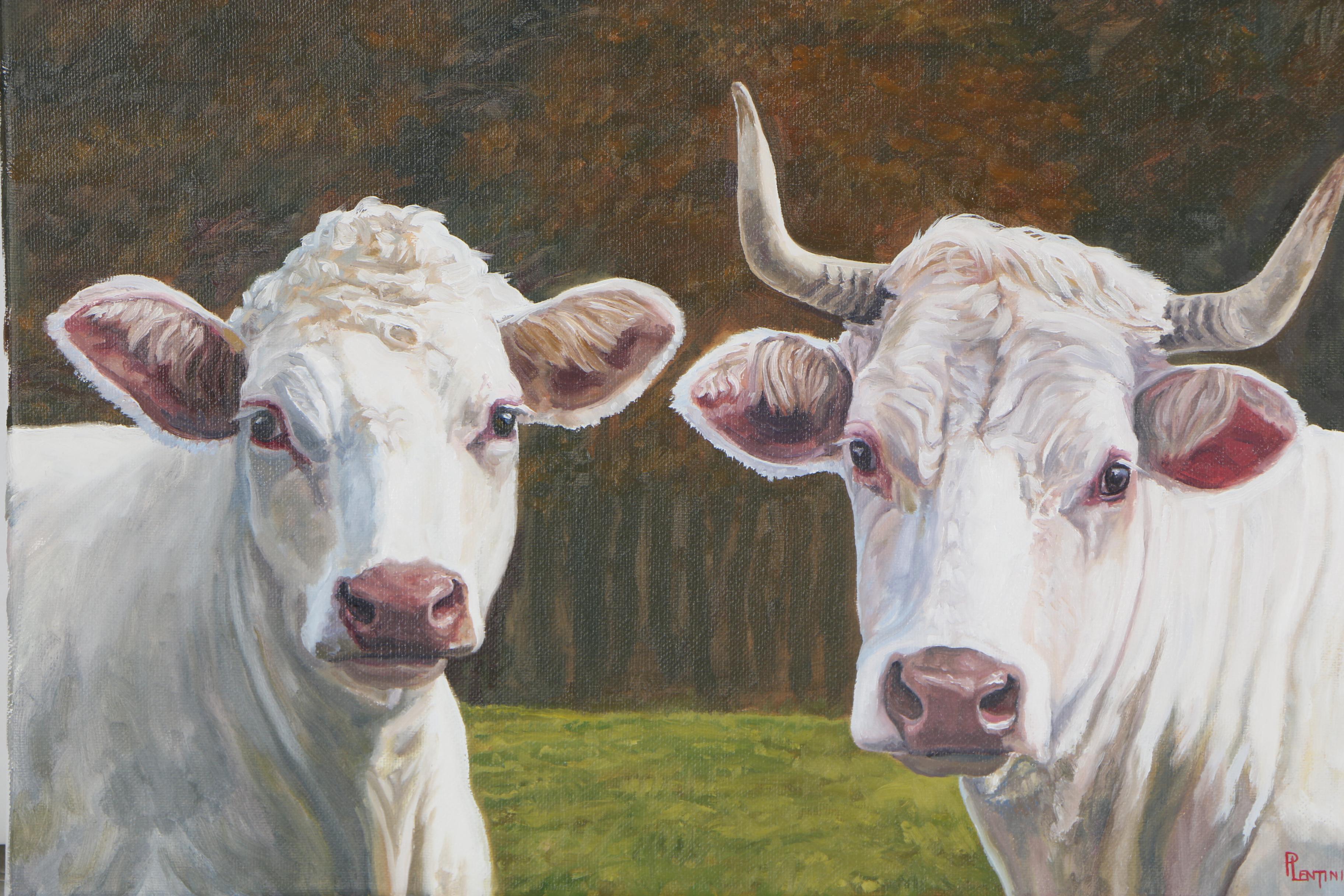 Peter Lentini Oil Painting "Due" | EBTH