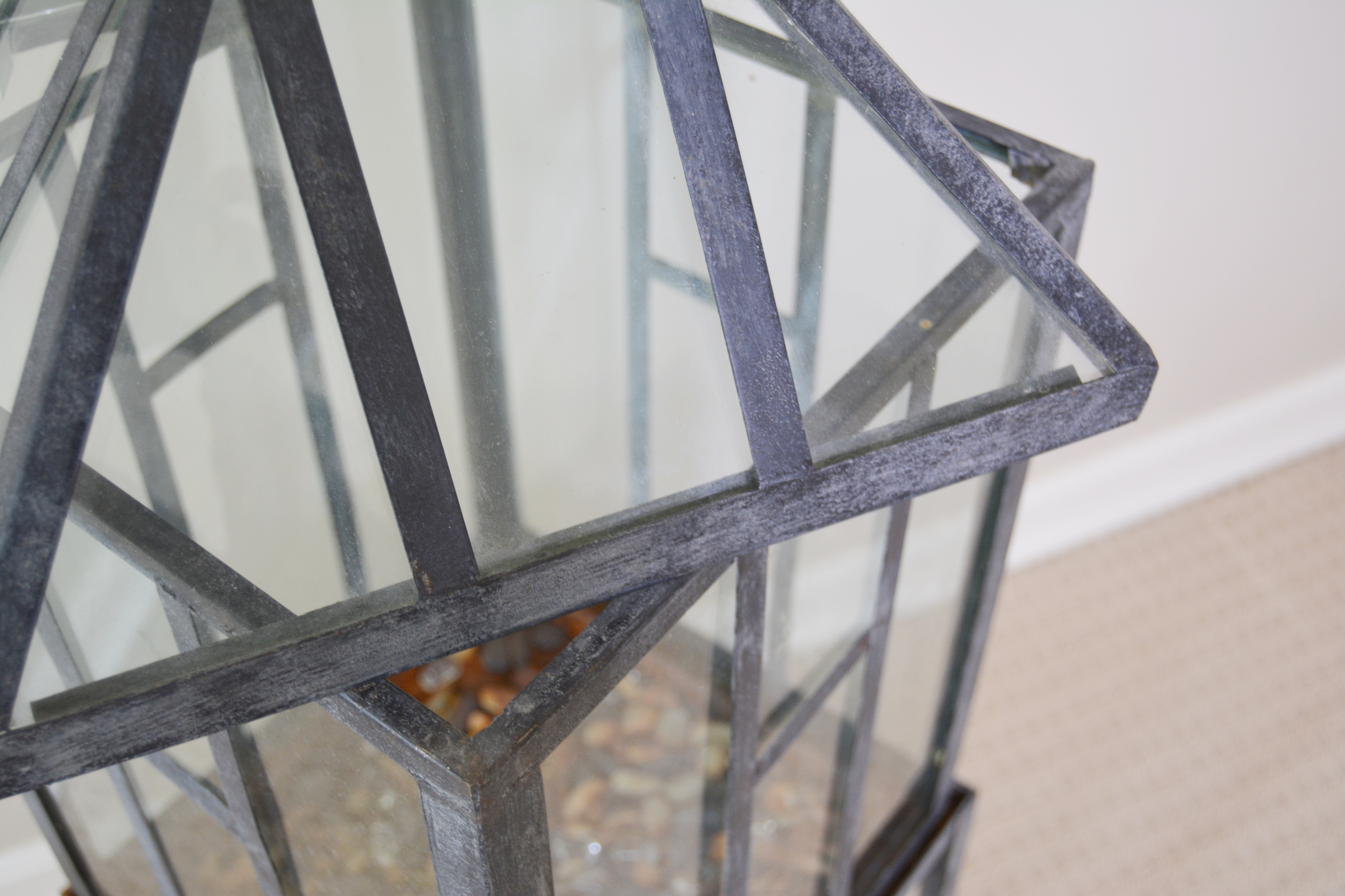 Lidded Metal Terrarium on a Stand | EBTH